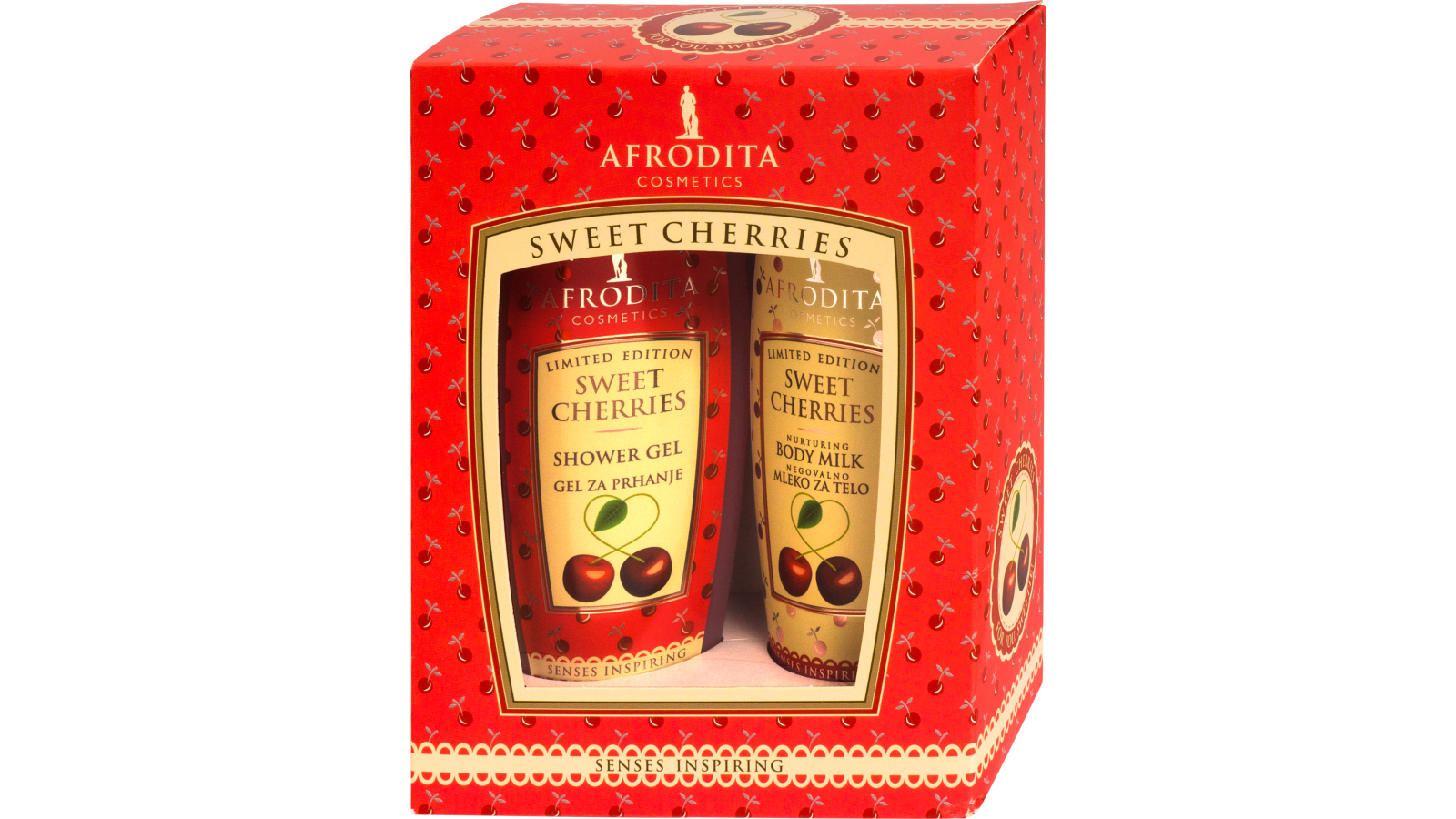 AFRODITA set Sweet Cherries (gel i mleko) - Cenoteka