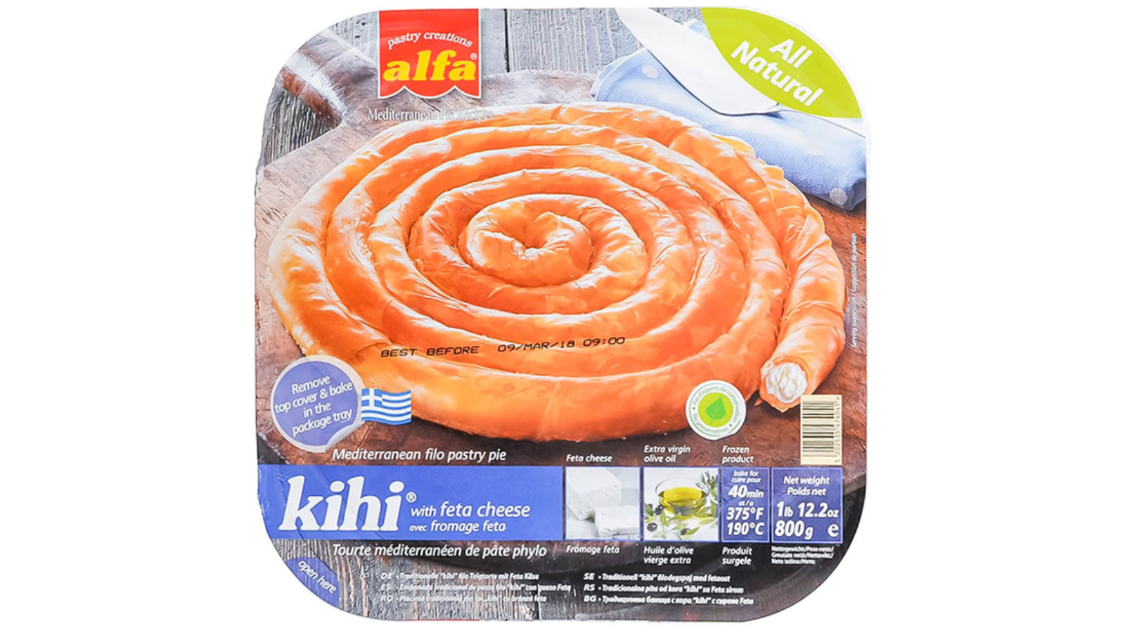 ALFA kihi pita sir 800g - Cenoteka