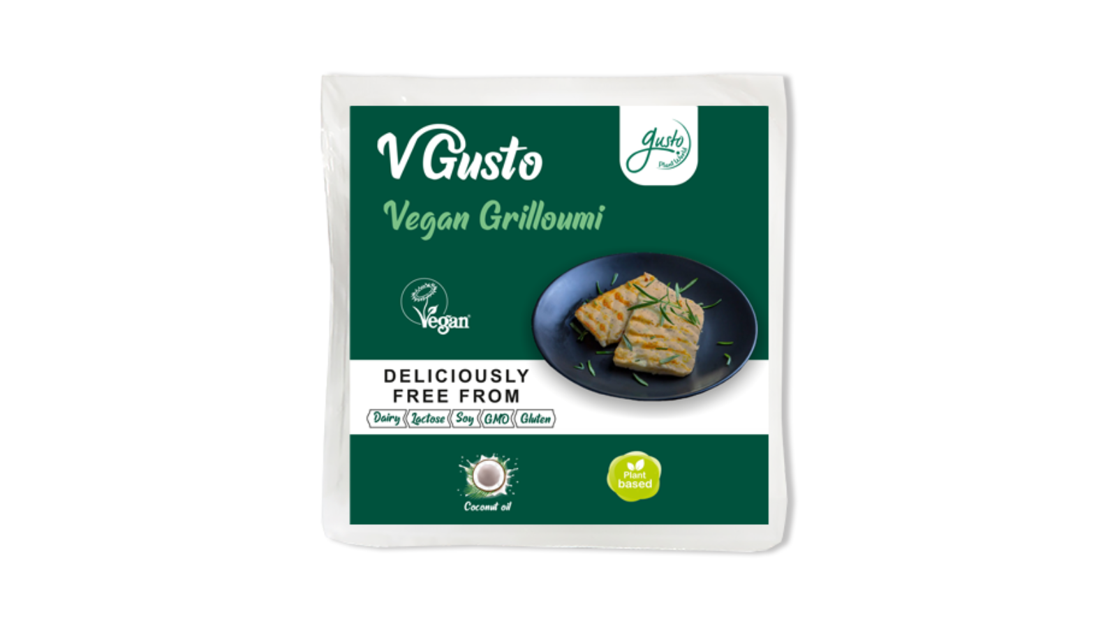 Biljni sir V GUSTO grilloumi vegan 200g - Cenoteka