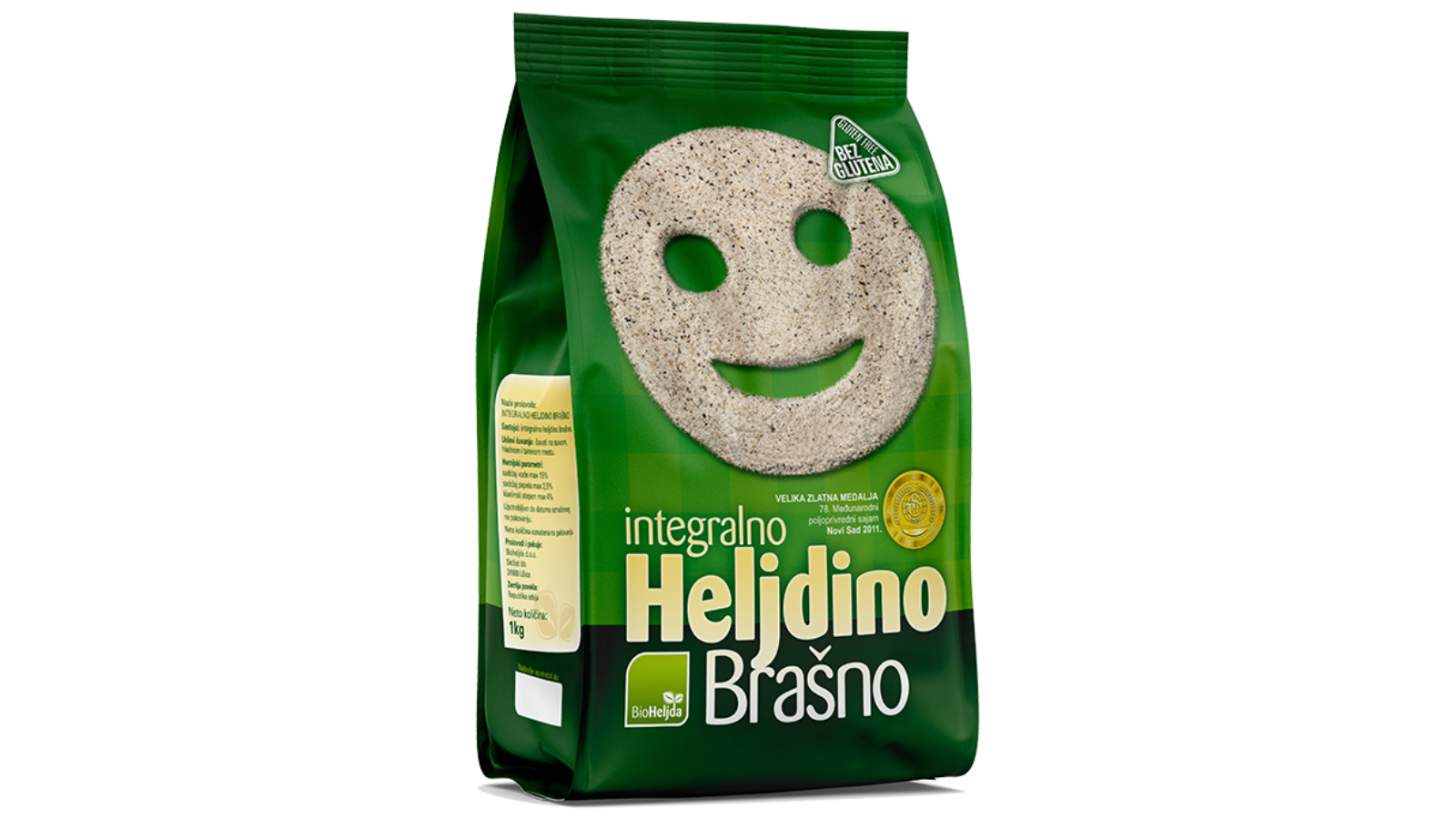 Integralno brašno BIOHELJDA 1kg - Cenoteka
