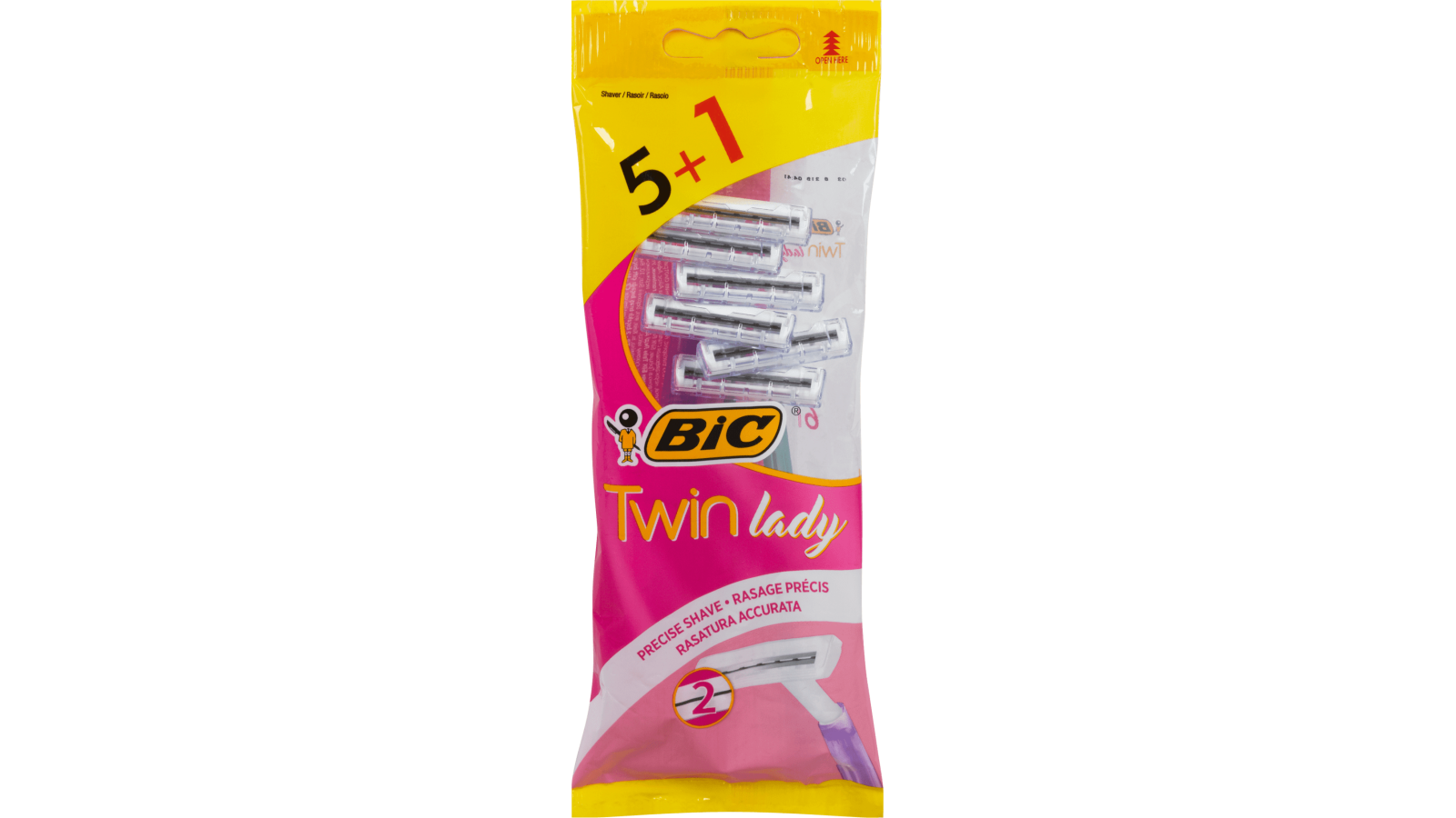 Brijač BIC Twin lady 5+1 gratis - Cenoteka