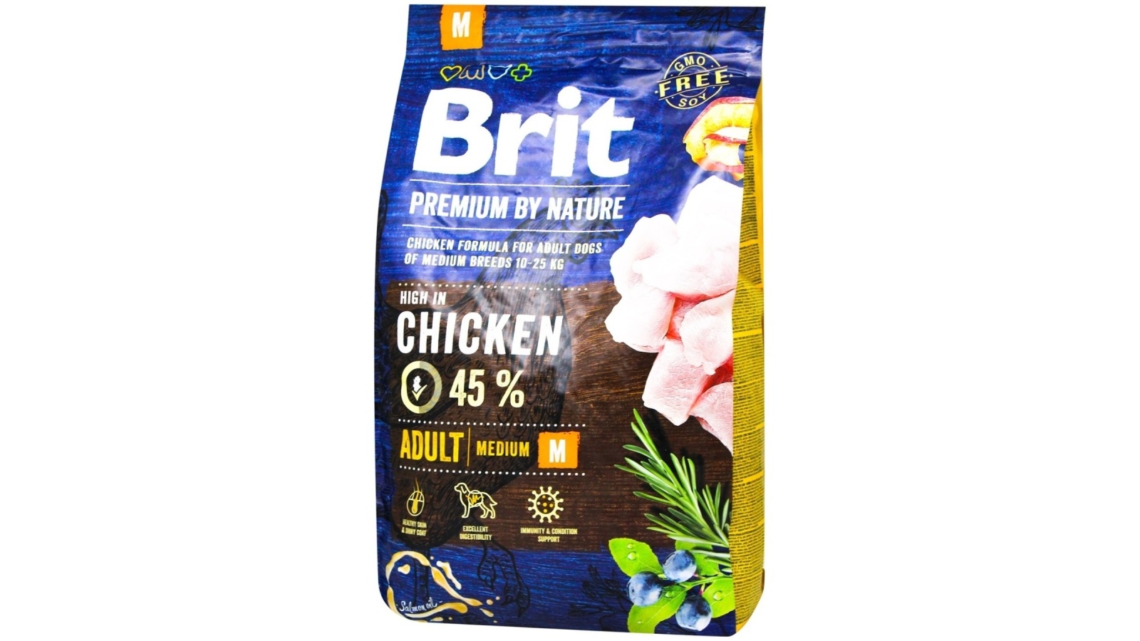 BRIT Nature hrana za pse adult piletina 3kg - Cenoteka