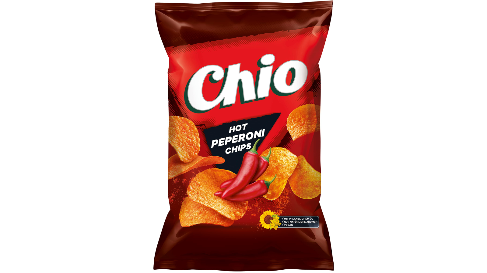 CHIO čips hot pepperoni 130g - Cenoteka
