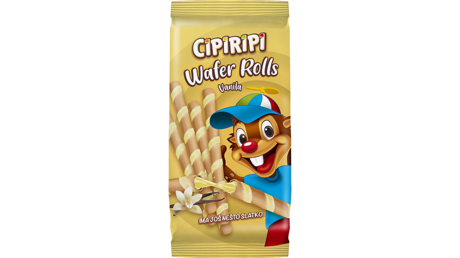 CIPIRIPI wafer rolls vanila 150g - Cenoteka
