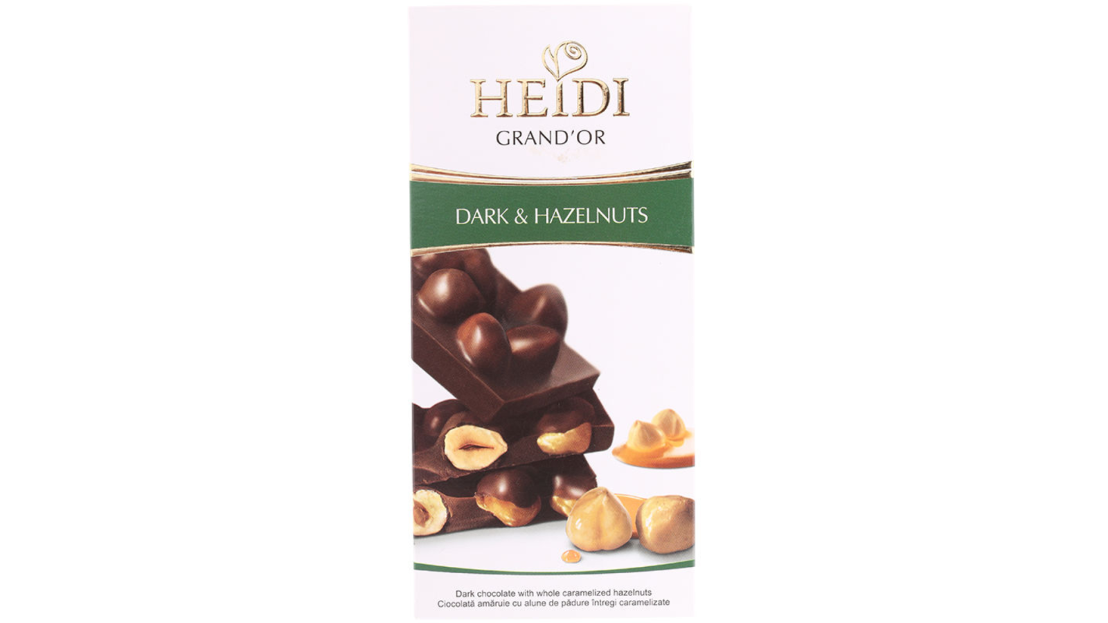 Čokolada HEIDI dark & hazelnuts 100g - Cenoteka