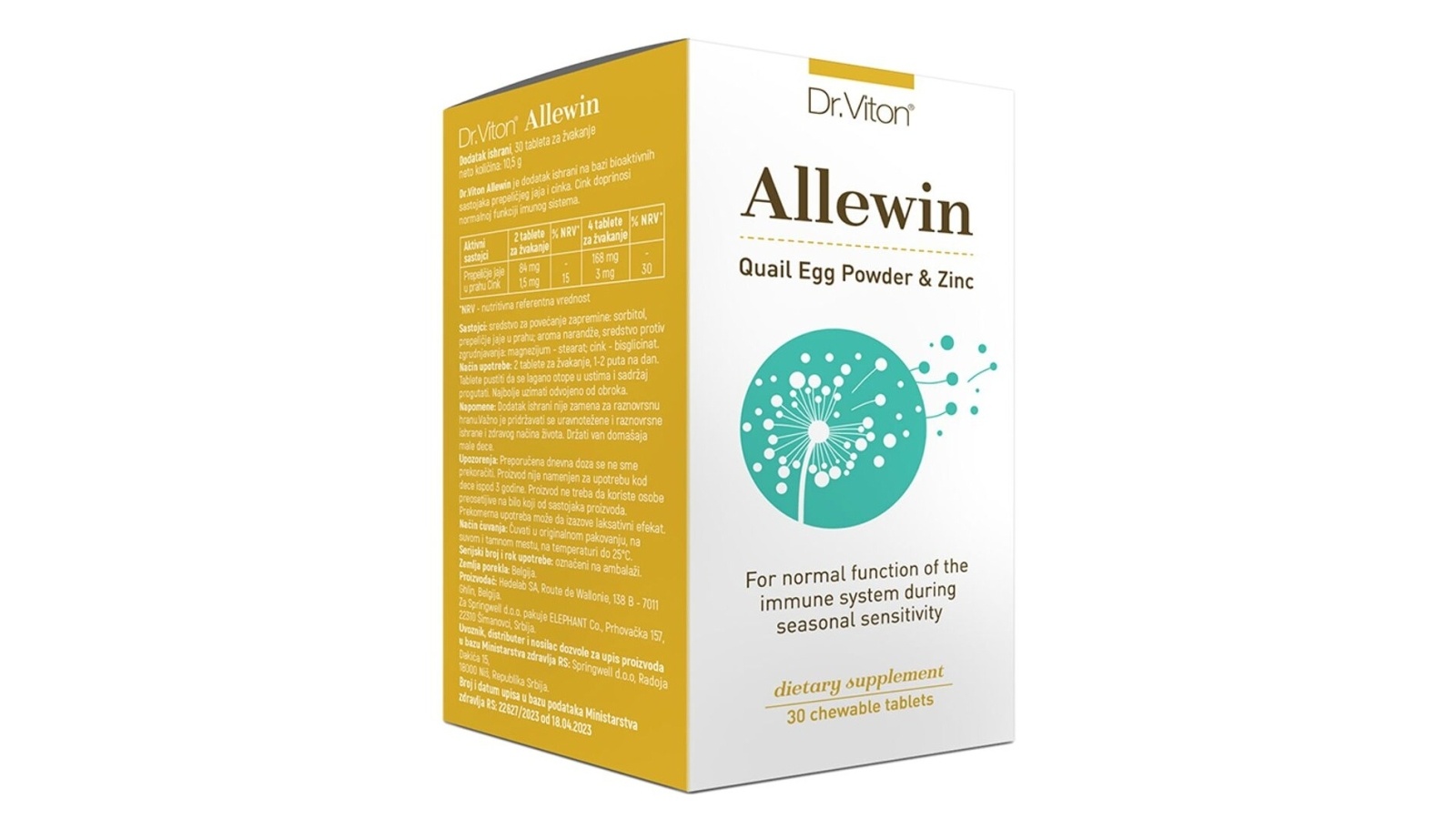 DR. VITON Allewin tableta za žvakanje 30kom - Cenoteka