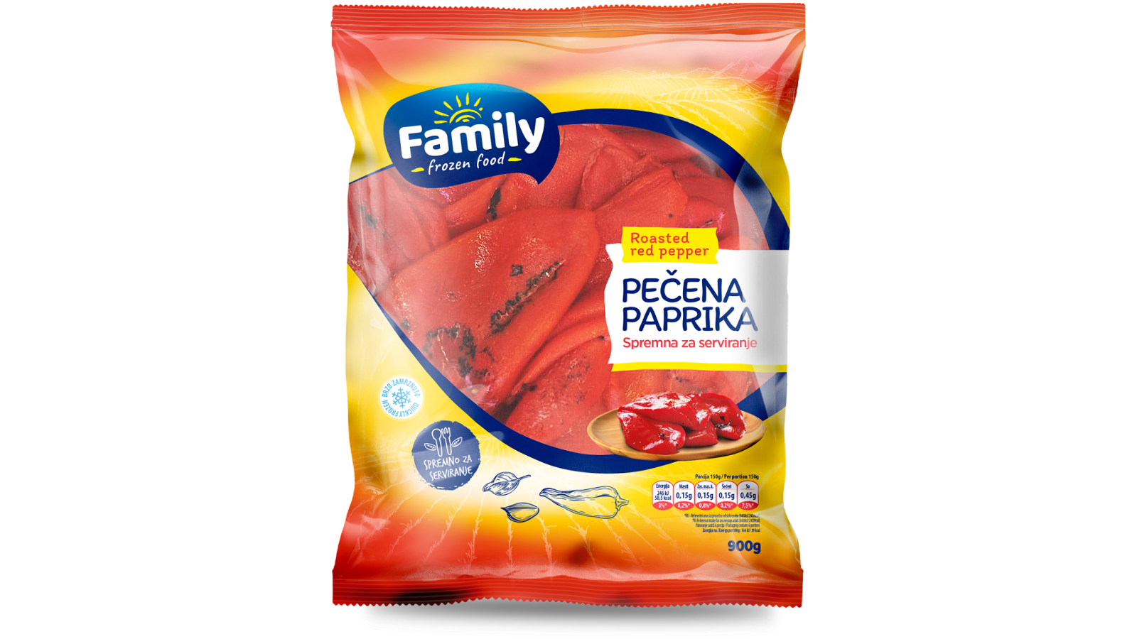 FAMILY pečena paprika 900g - Cenoteka