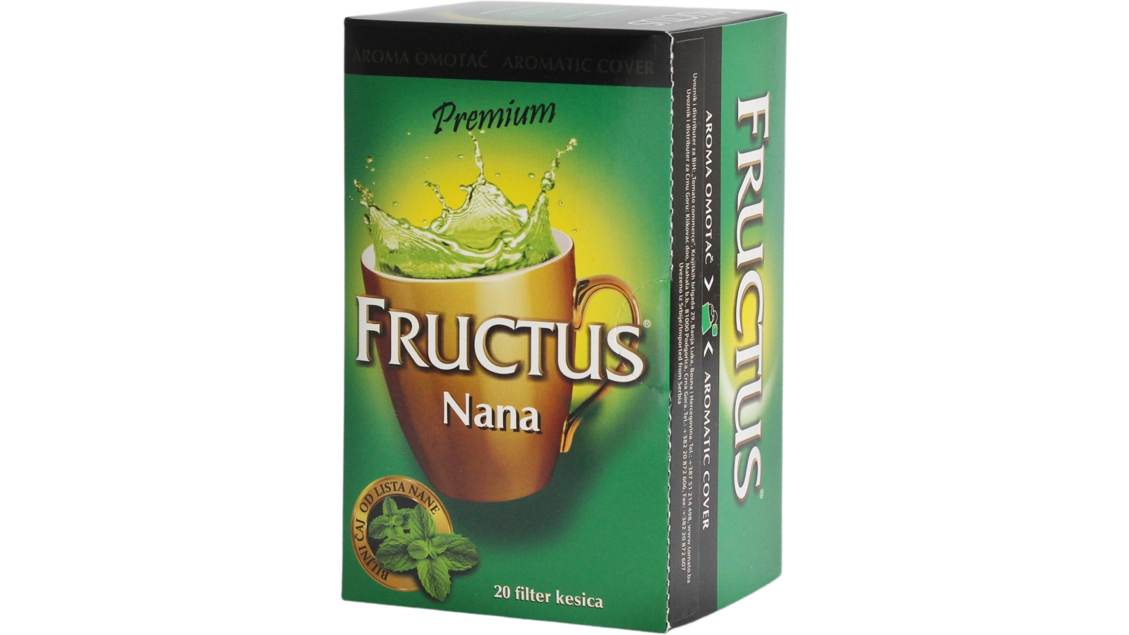 FRUCTUS čaj exclusive nana 20g - Cenoteka