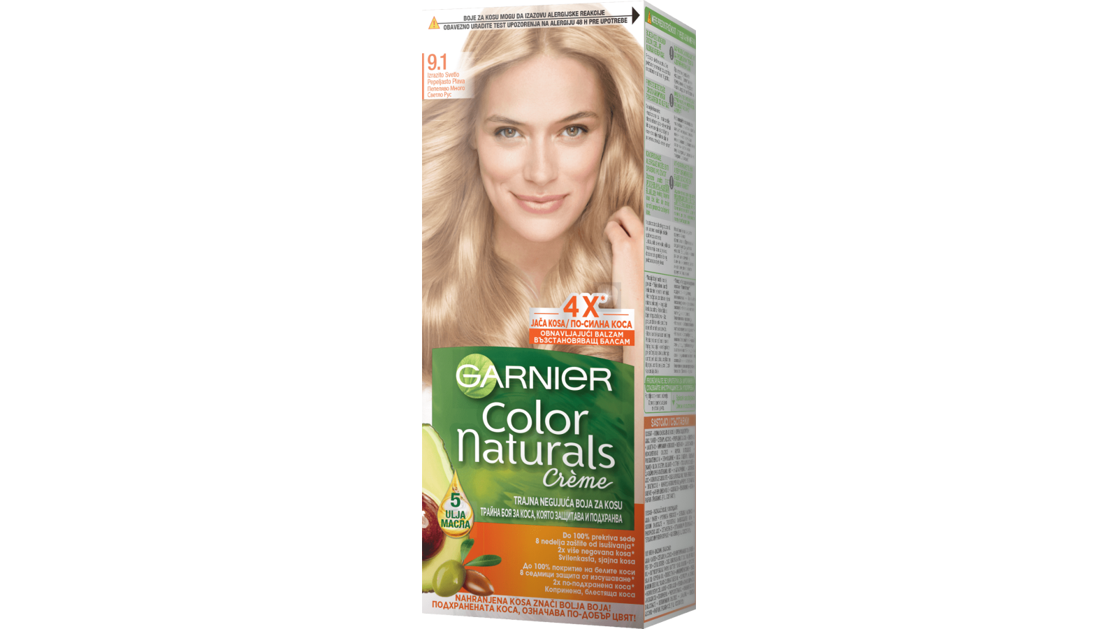 GARNIER Color Naturals farba za kosu 9.1 distinctly light ash blue ...