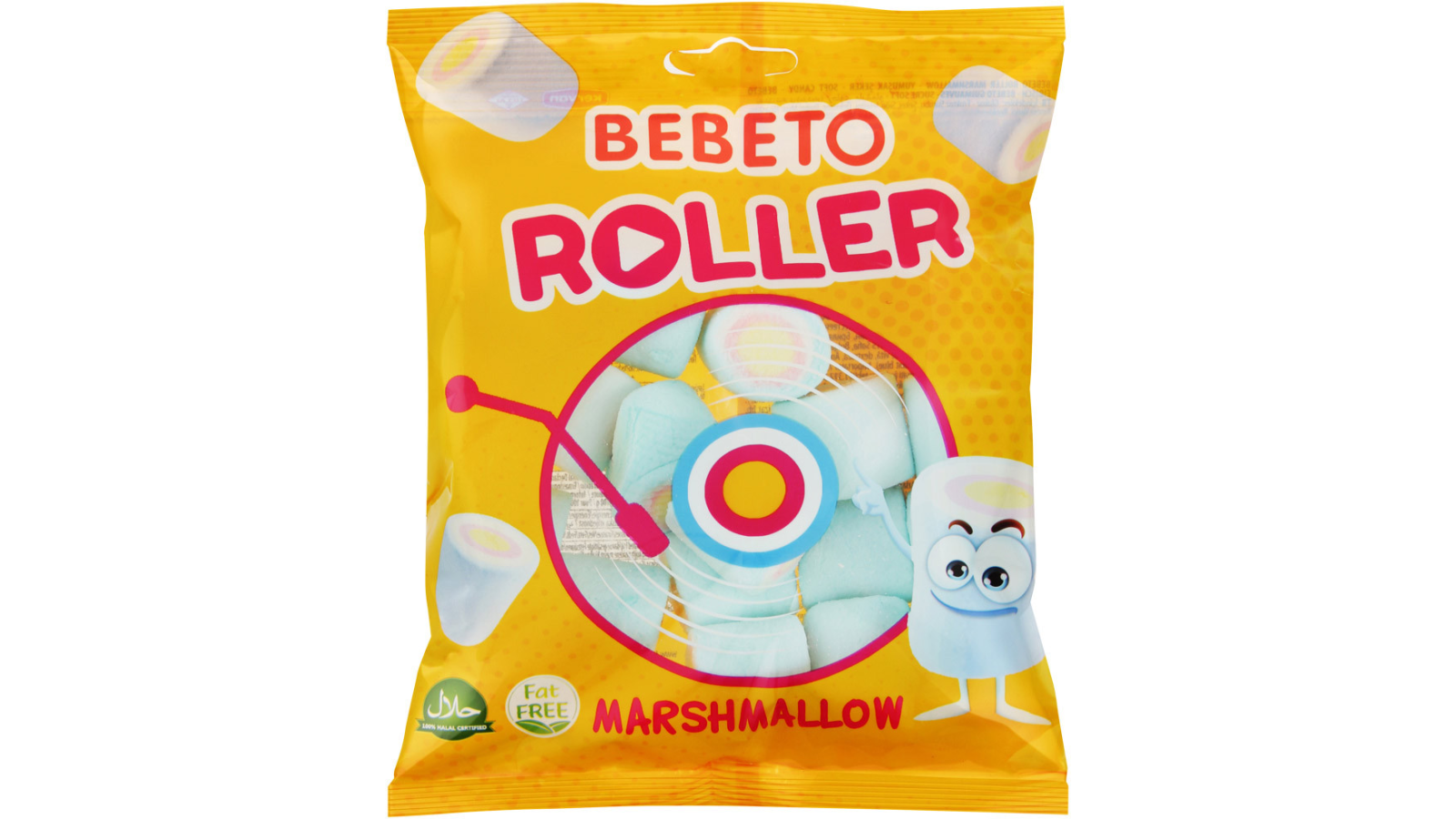 Gumene bombone BEBETO marshmallow roller 60g - Cenoteka