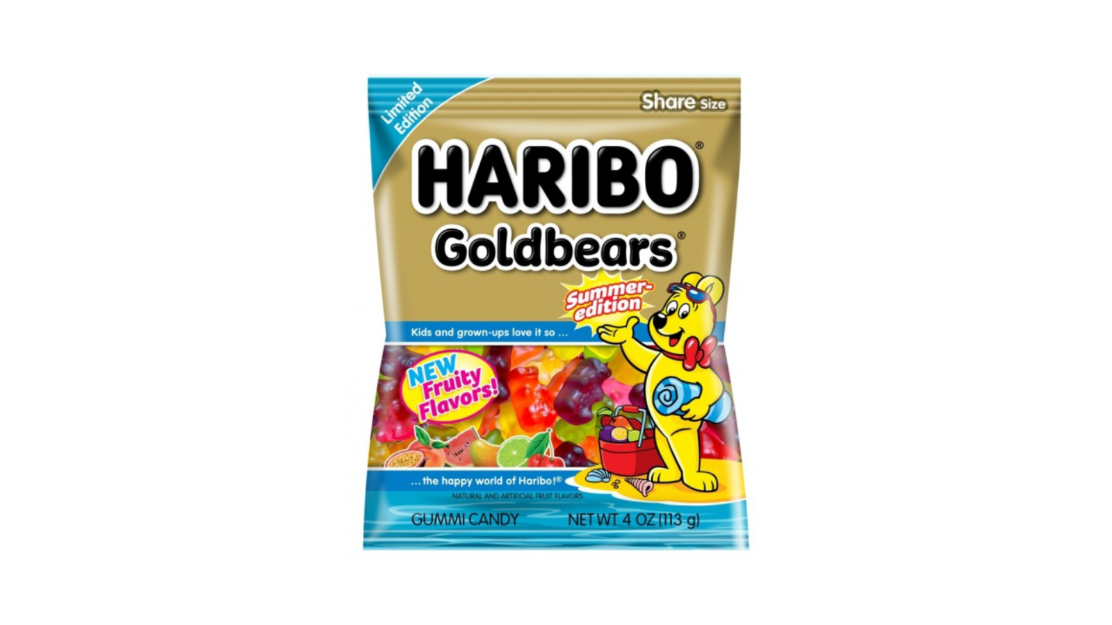 Gumene bombone HARIBO goldbears summer edition 100g - Cenoteka
