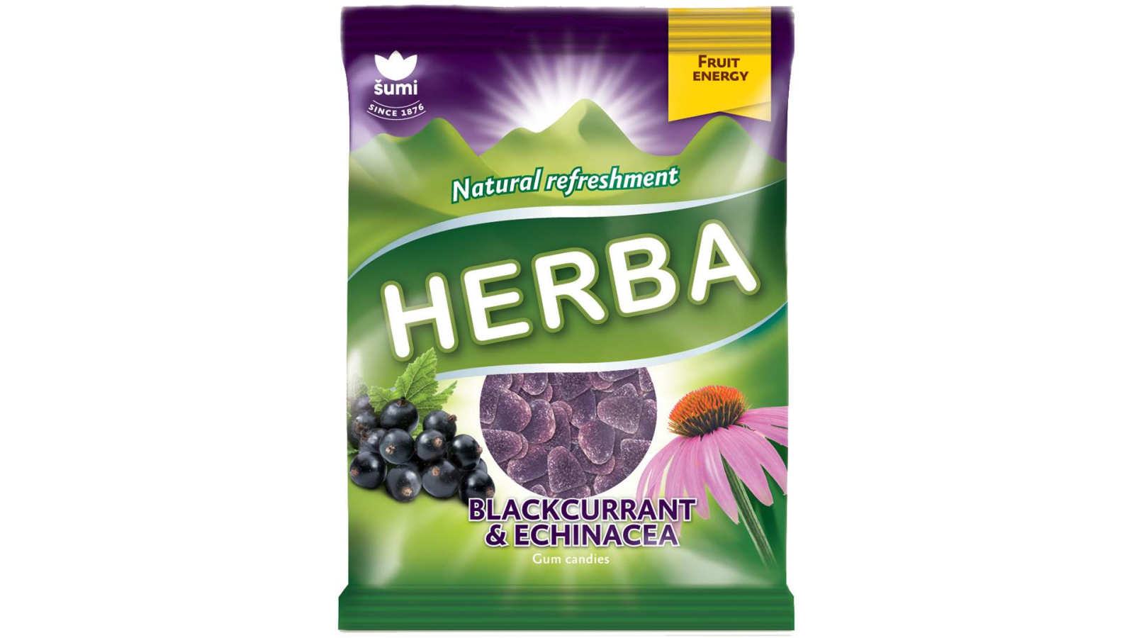 Gumene bombone HERBA crna ribizla 90g - Cenoteka