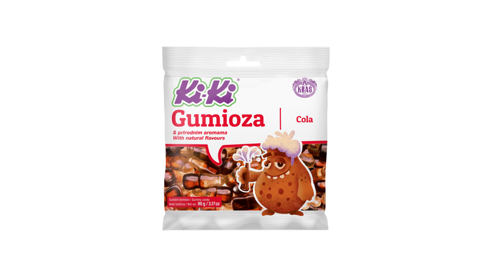 Gumene bombone KRAŠ Kiki cola 90g - Cenoteka
