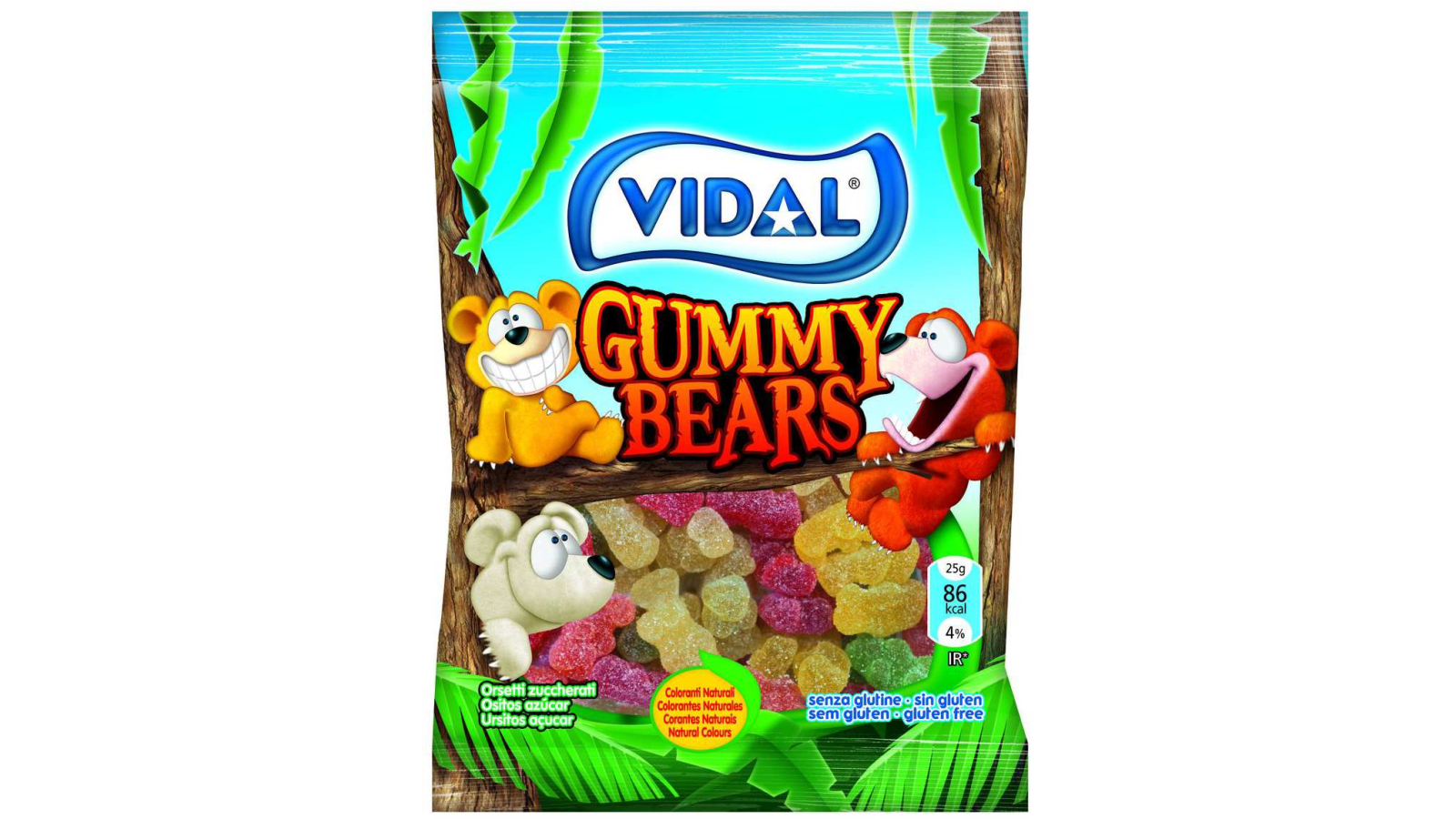 Gumene bombone VIDAL medvedići 100g - Cenoteka