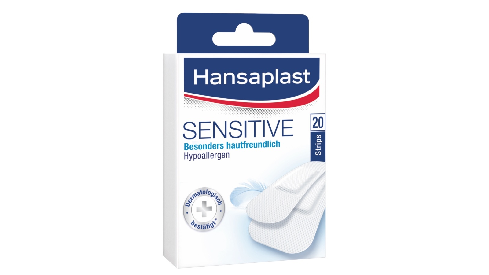 Flaster HANSAPLAST Sensitive 20kom - Cenoteka