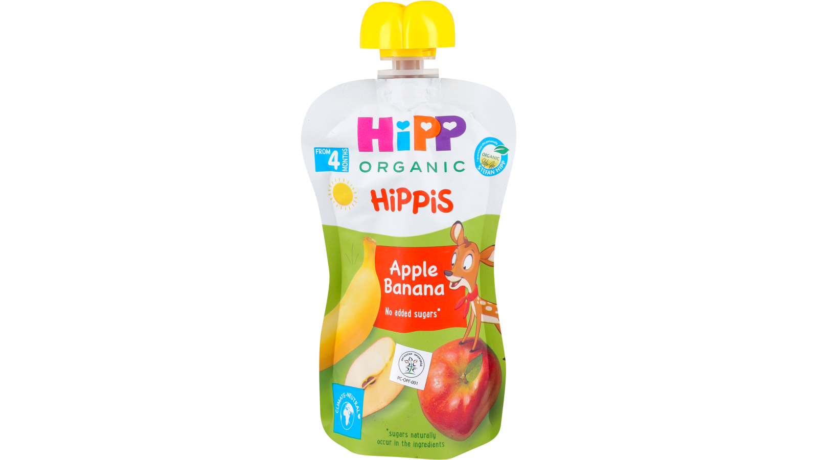 HIPP kašica pouch jabuka i banana 100g - Cenoteka