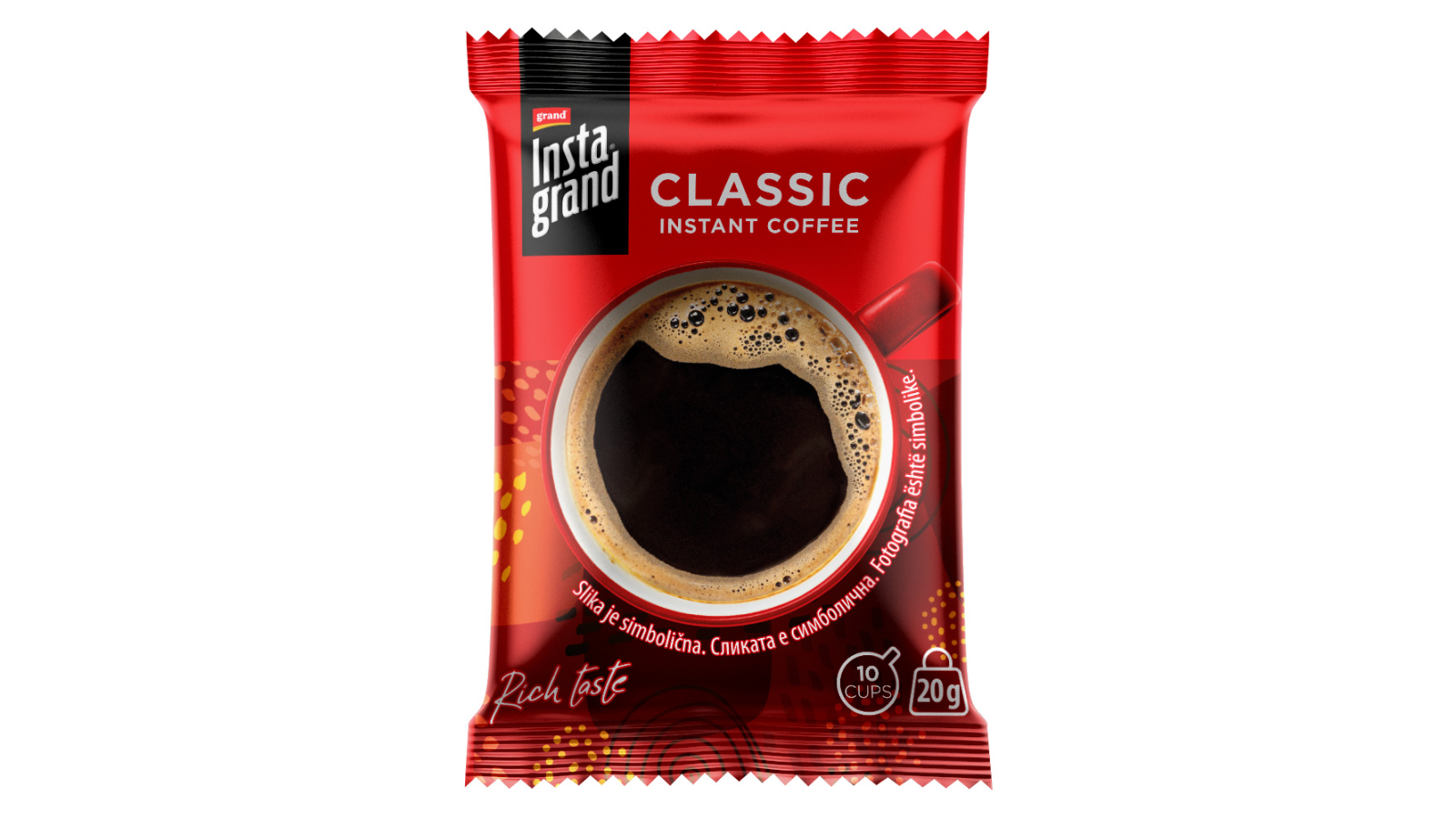 Instant kafa GRAND classic 20g - Cenoteka
