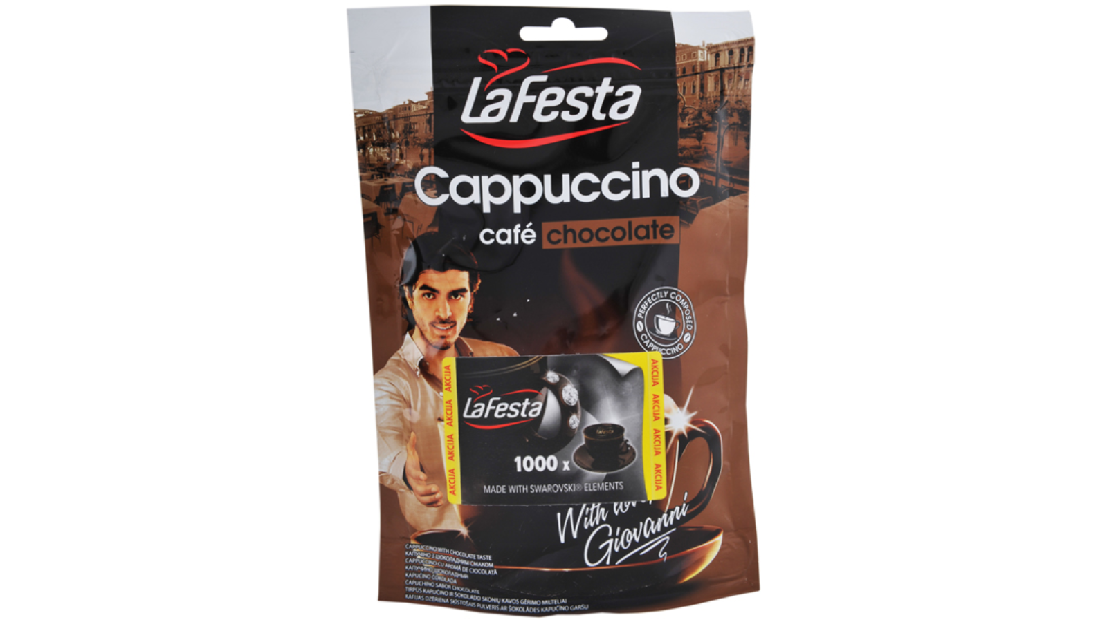 Instant kafa LA FESTA cappuccino čokolada 100g - Cenoteka