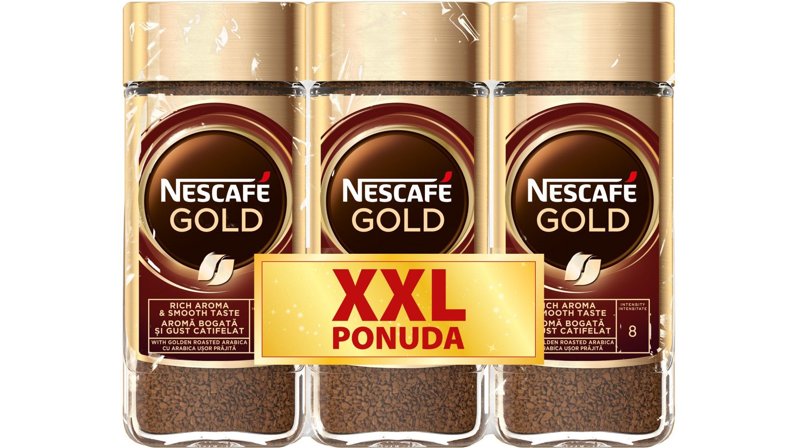 Instant kafa NESCAFE Gold XXL 3x95g - Cenoteka