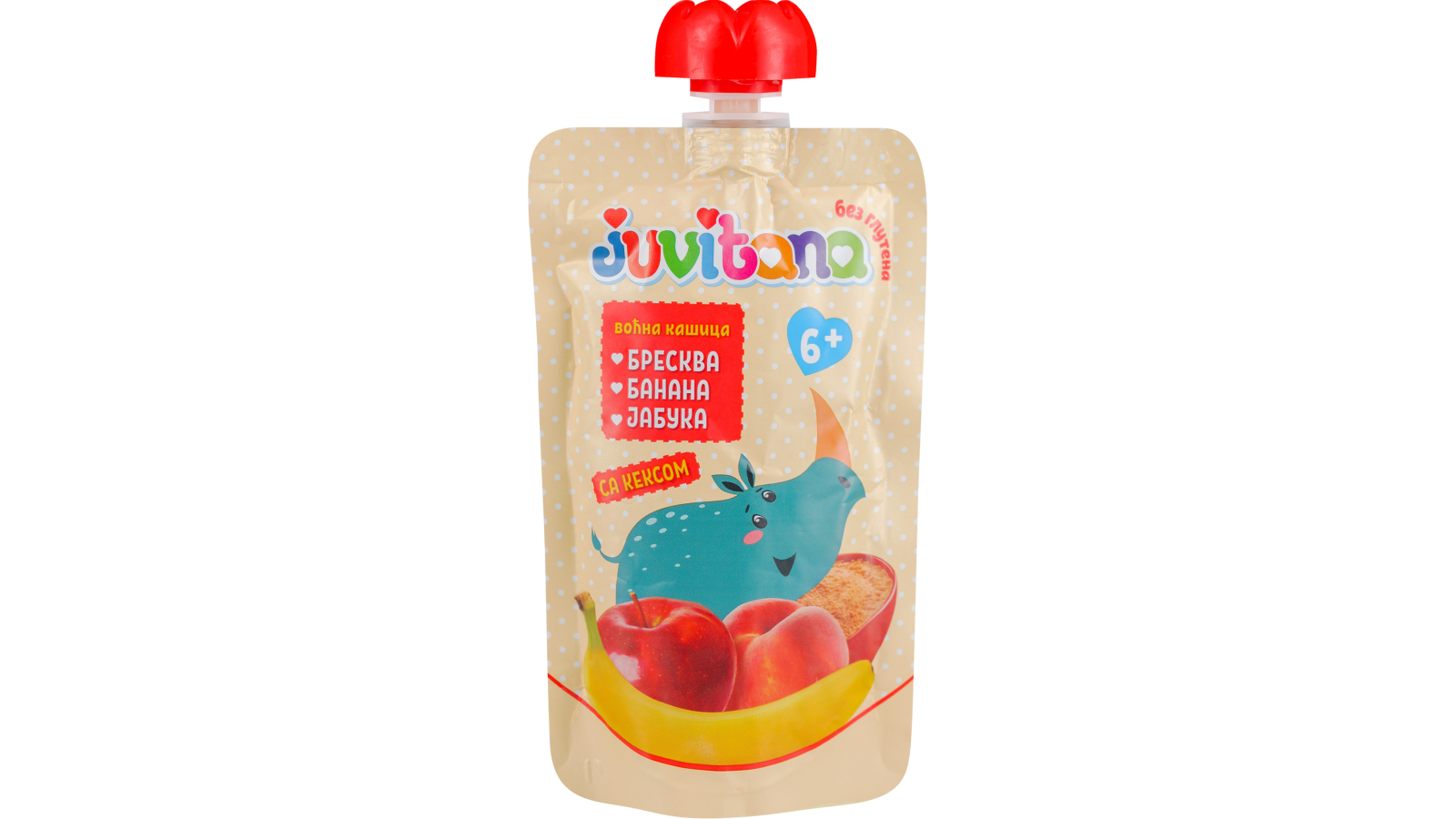 JUVITANA kašica breskva banana jabuka keks 100g - Cenoteka