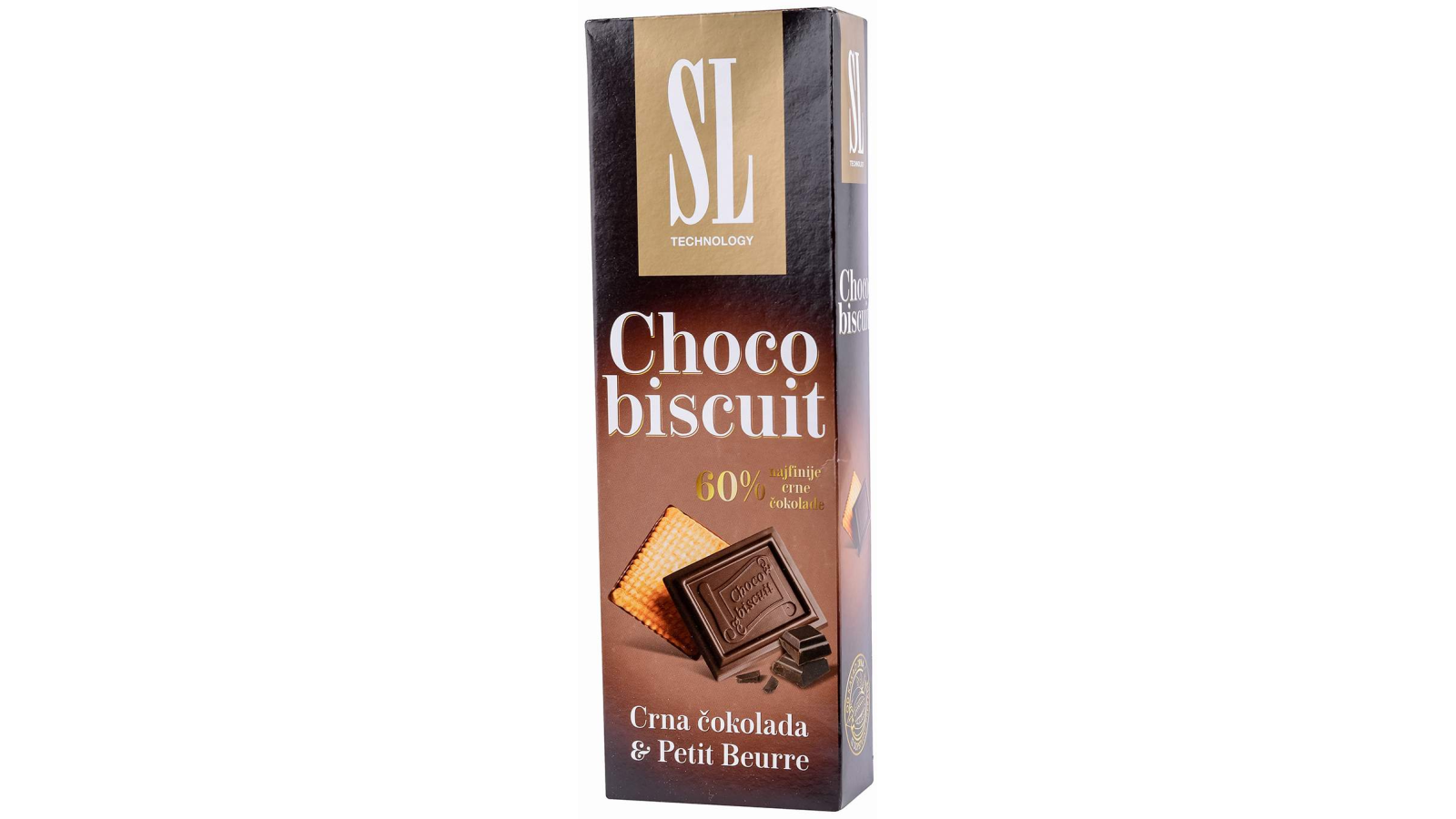 Keks SWISSLION choco biscuit dark 125g - Cenoteka