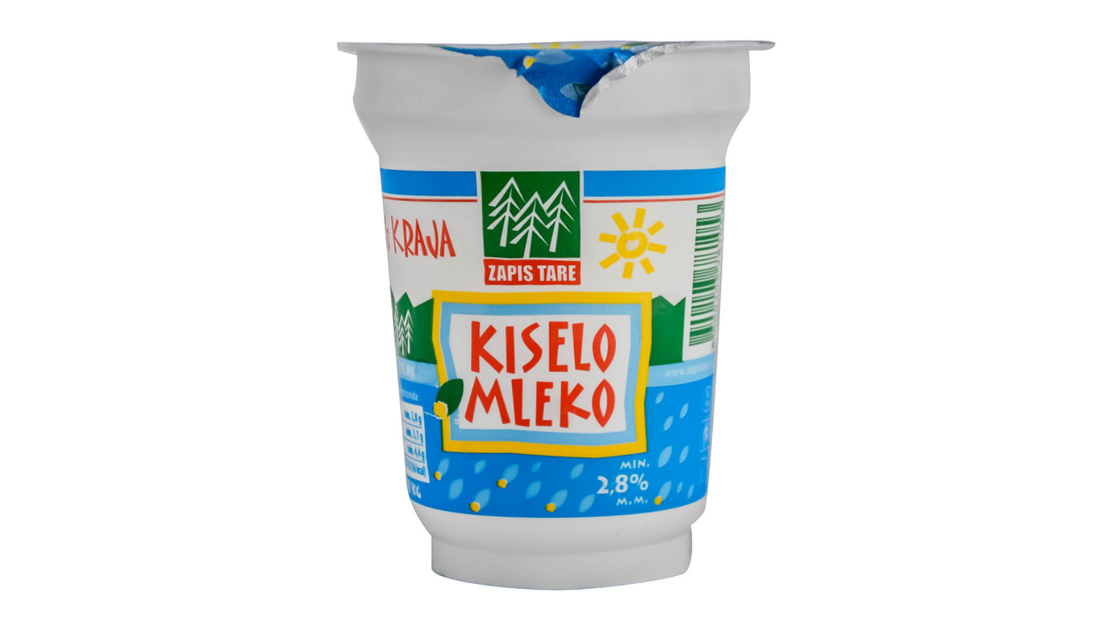 Kiselo mleko ZAPIS TARE 2,8%mm 180g - Cene i Akcije