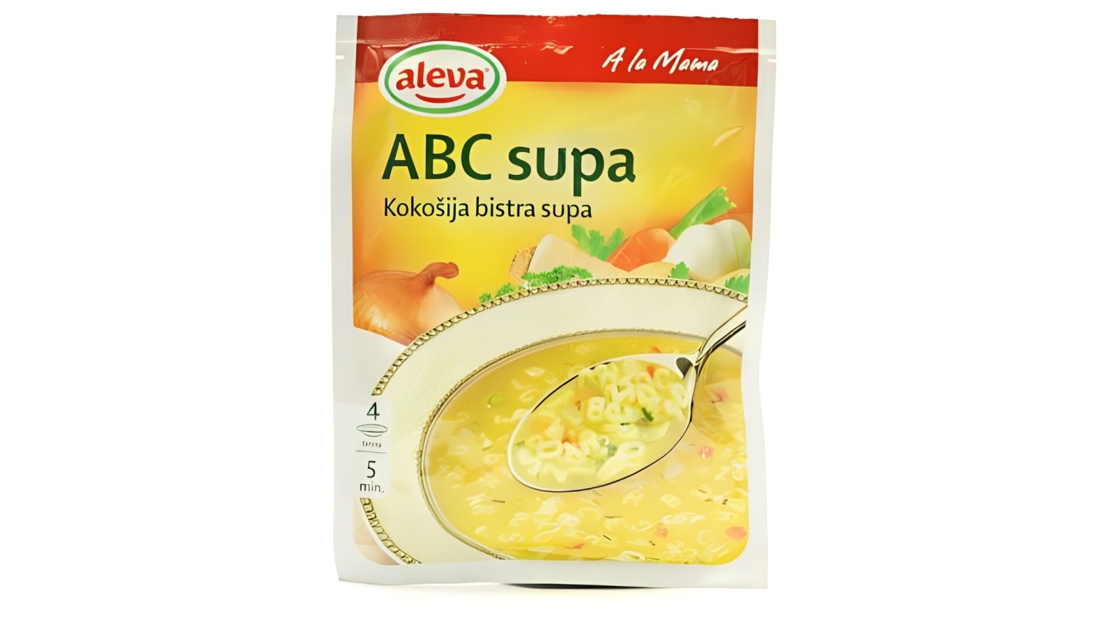 Supa ALEVA ABC kokošija 40g - Cenoteka