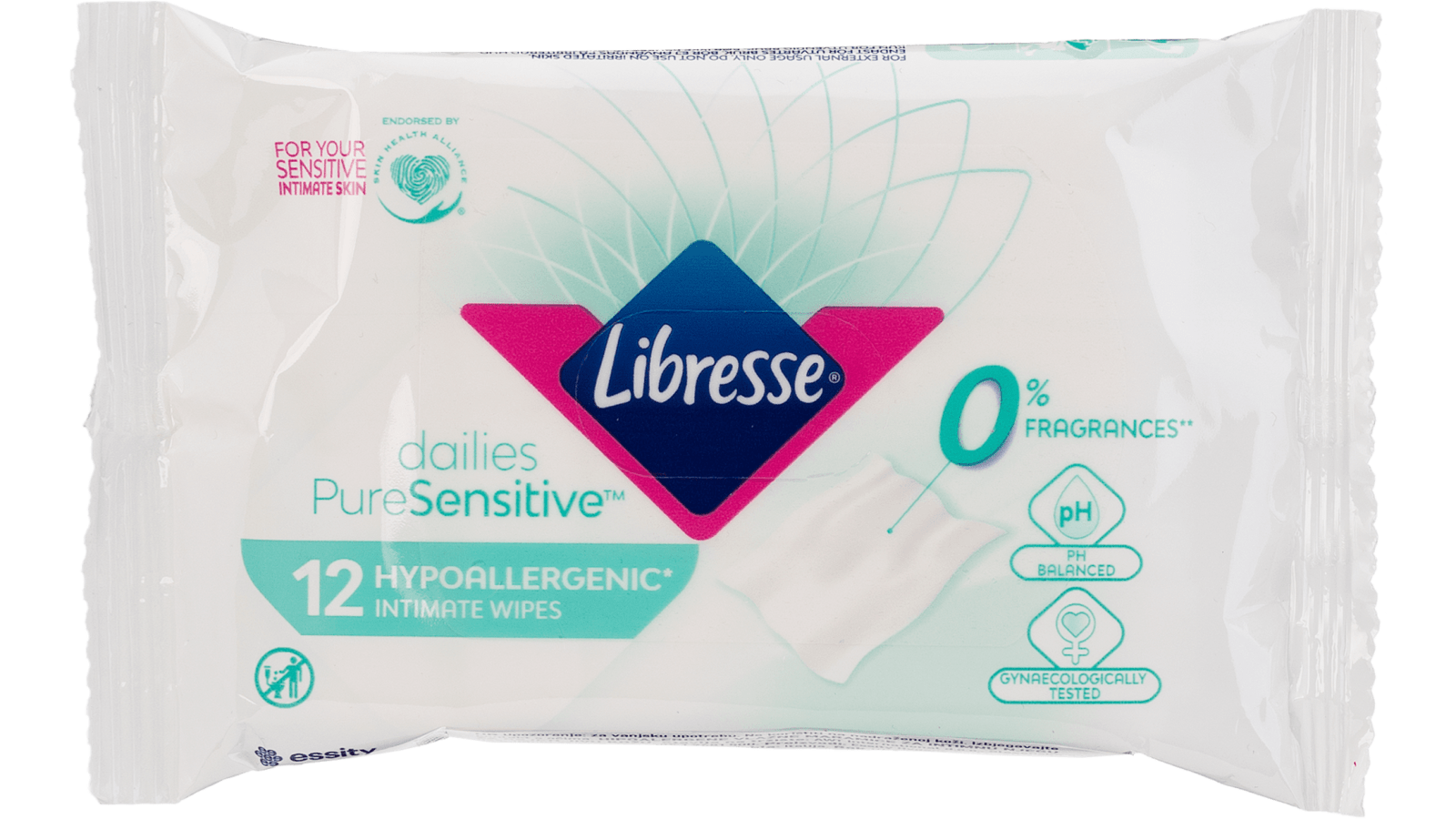 LIBRESSE Pure sensitive intimne maramice 12kom - Cenoteka
