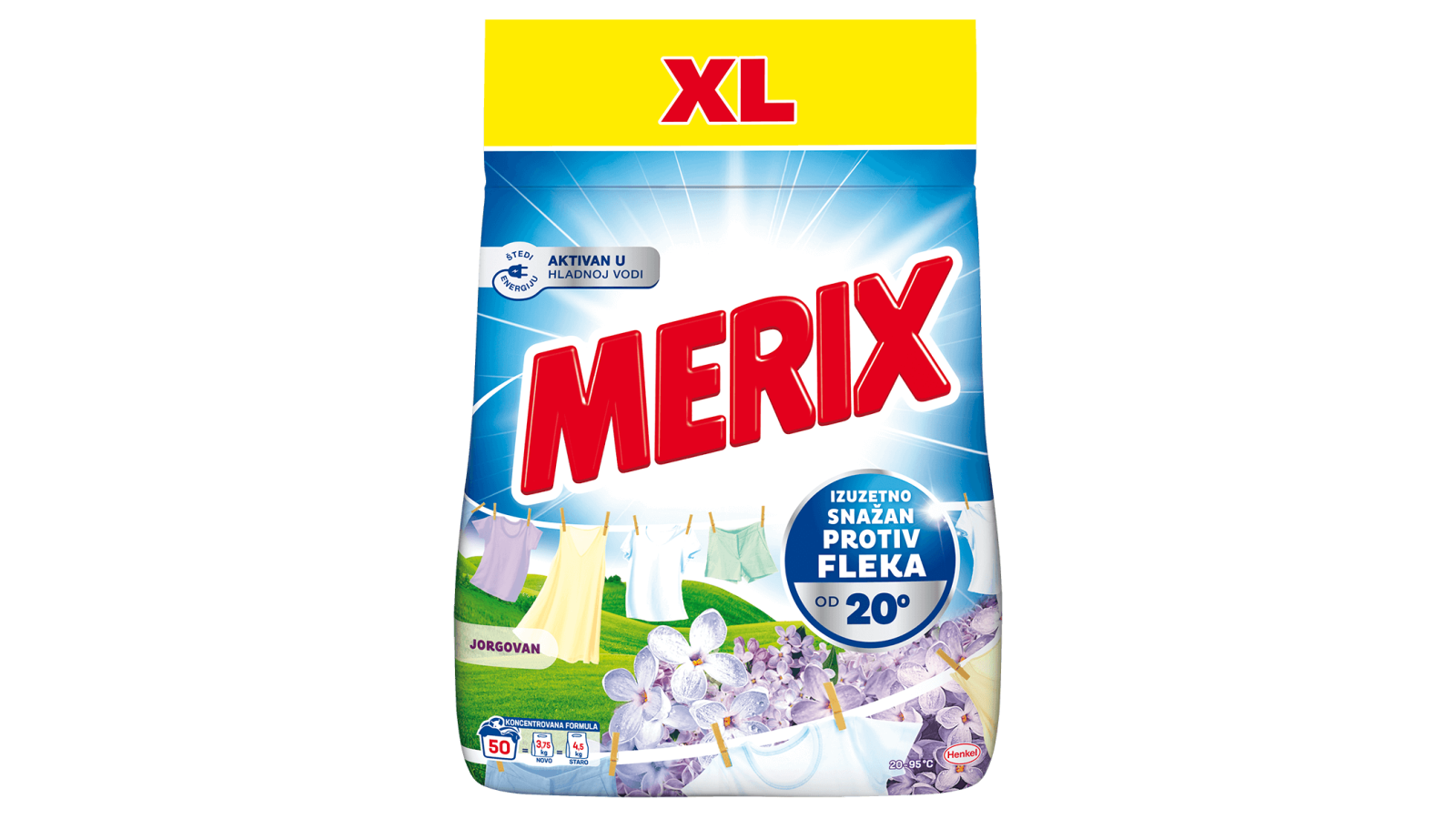 MERIX jorgovan 50 pranja (3,75kg) - Cenoteka