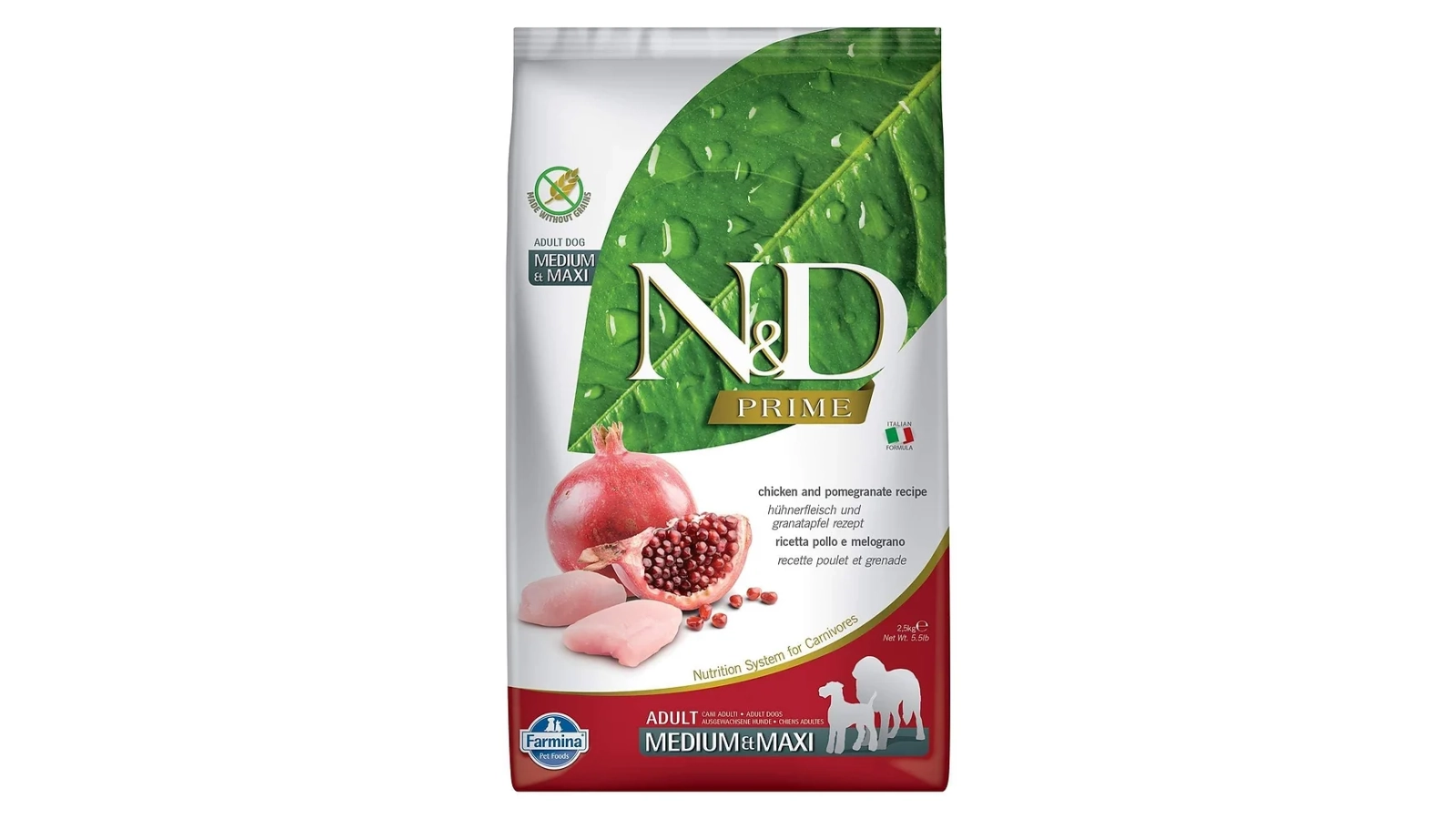 N&D ancestral grain Low Mini Adult piletina i nar 7kg - Cenoteka