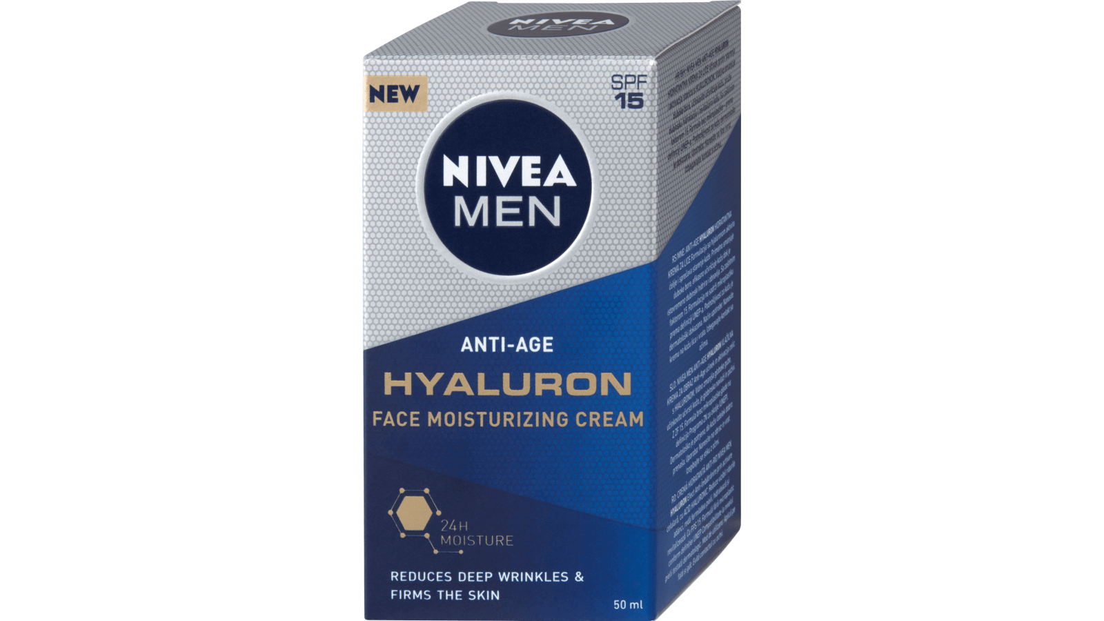 NIVEA men krema za lice Anti age hyaluron SPF15 50ml - Cenoteka