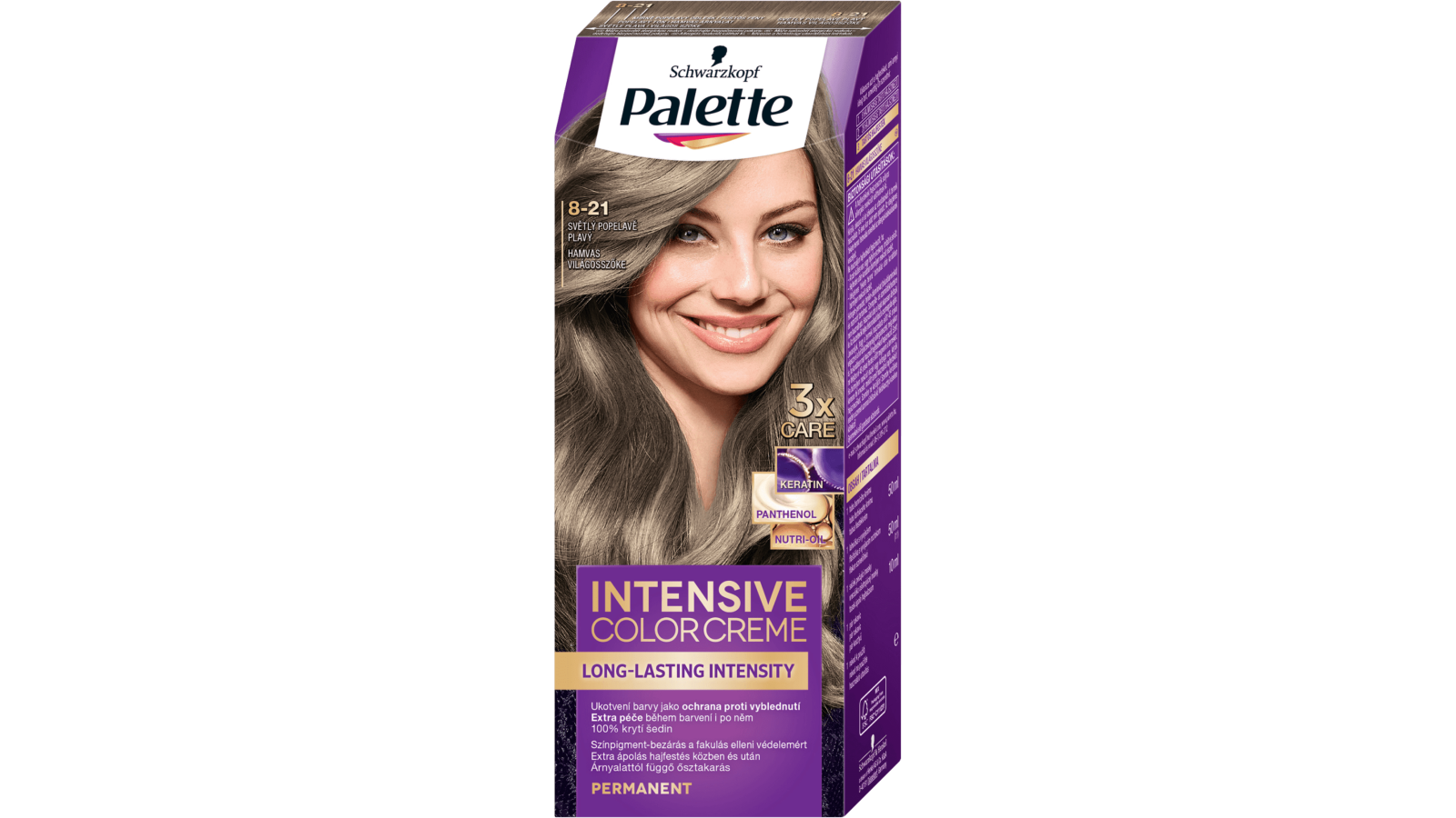 PALETTE Intensive Color farba za kosu 8.21 ash light blond - Cenoteka