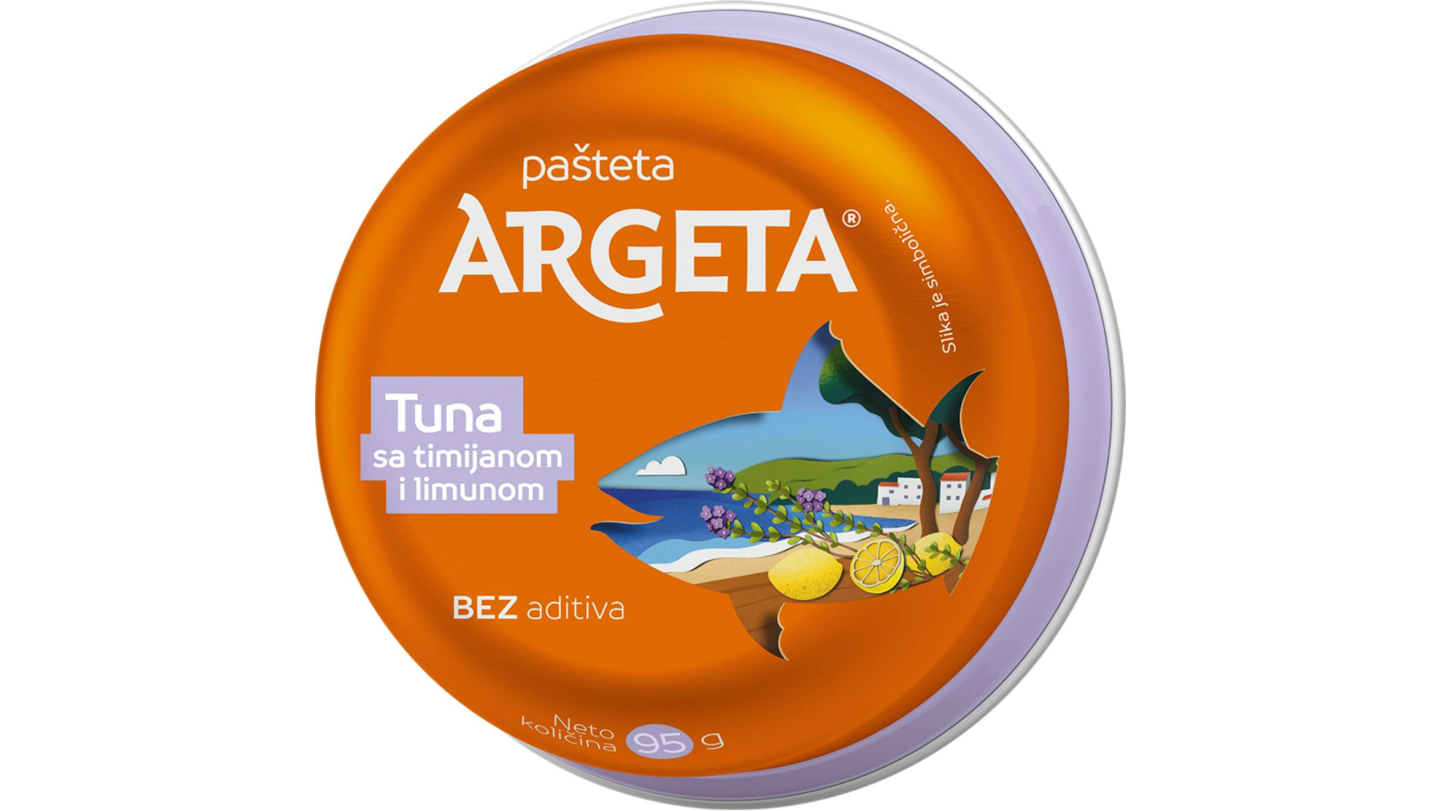 Pašteta ARGETA tuna sa timijanom i limunom 95g - Cenoteka