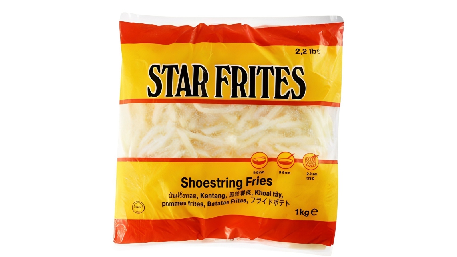 STAR FRITES pomfrit 1kg - Cenoteka