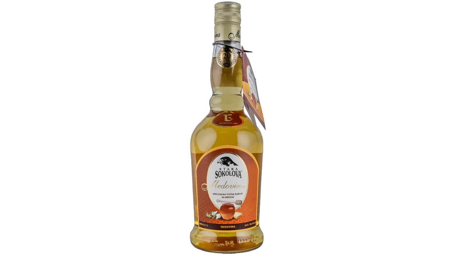 Rakija STARA SOKOLOVA Medovina 0,7l - Cenoteka Rakija STARA SOKOLOVA Medovina 0,7l - Cenoteka