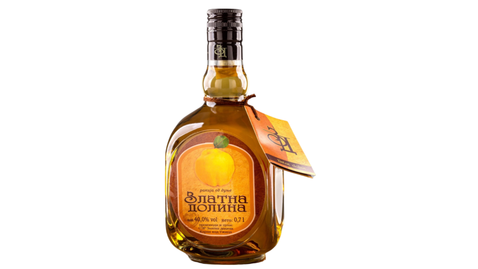 Rakija ZLATNA DOLINA dunja 0,7l - Cenoteka