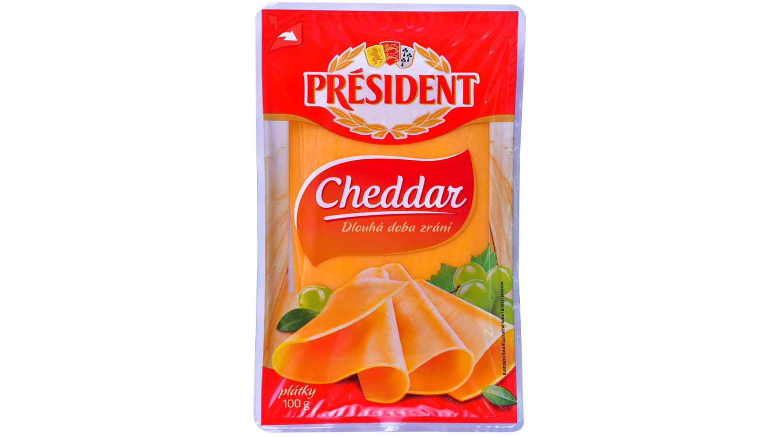 Sir PRESIDENT cheddar slajs 100g - Cenoteka