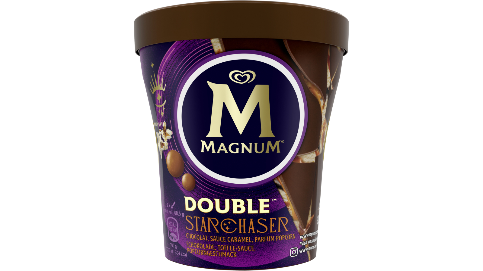 Sladoled MAGNUM double starchaser 440ml - Cenoteka