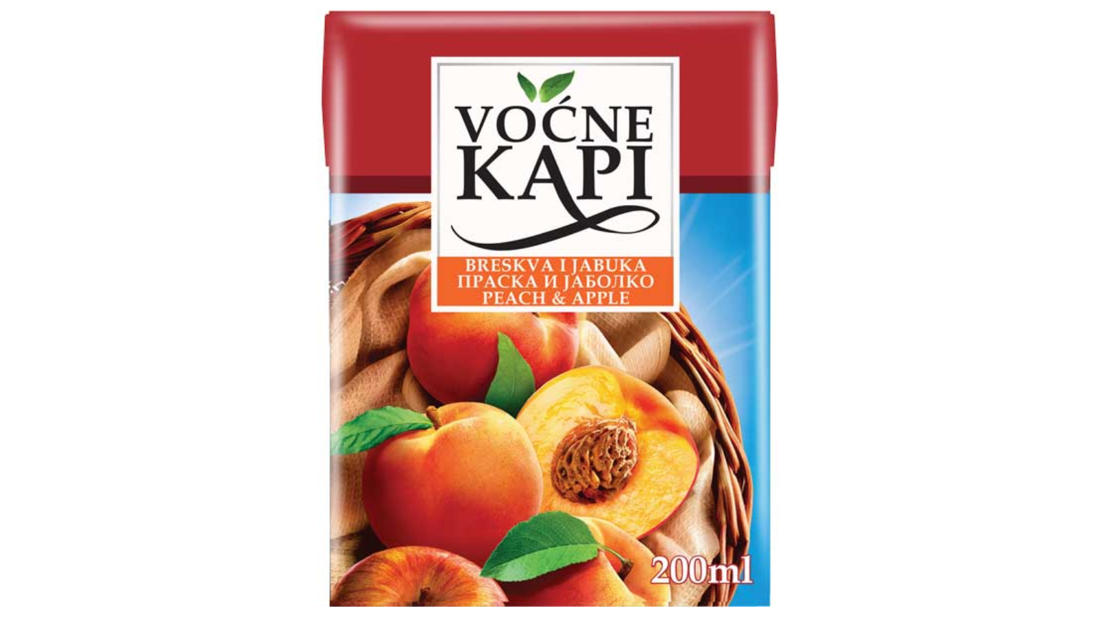 Sok NECTAR Voćne kapi breskva jabuka 200ml - Cenoteka