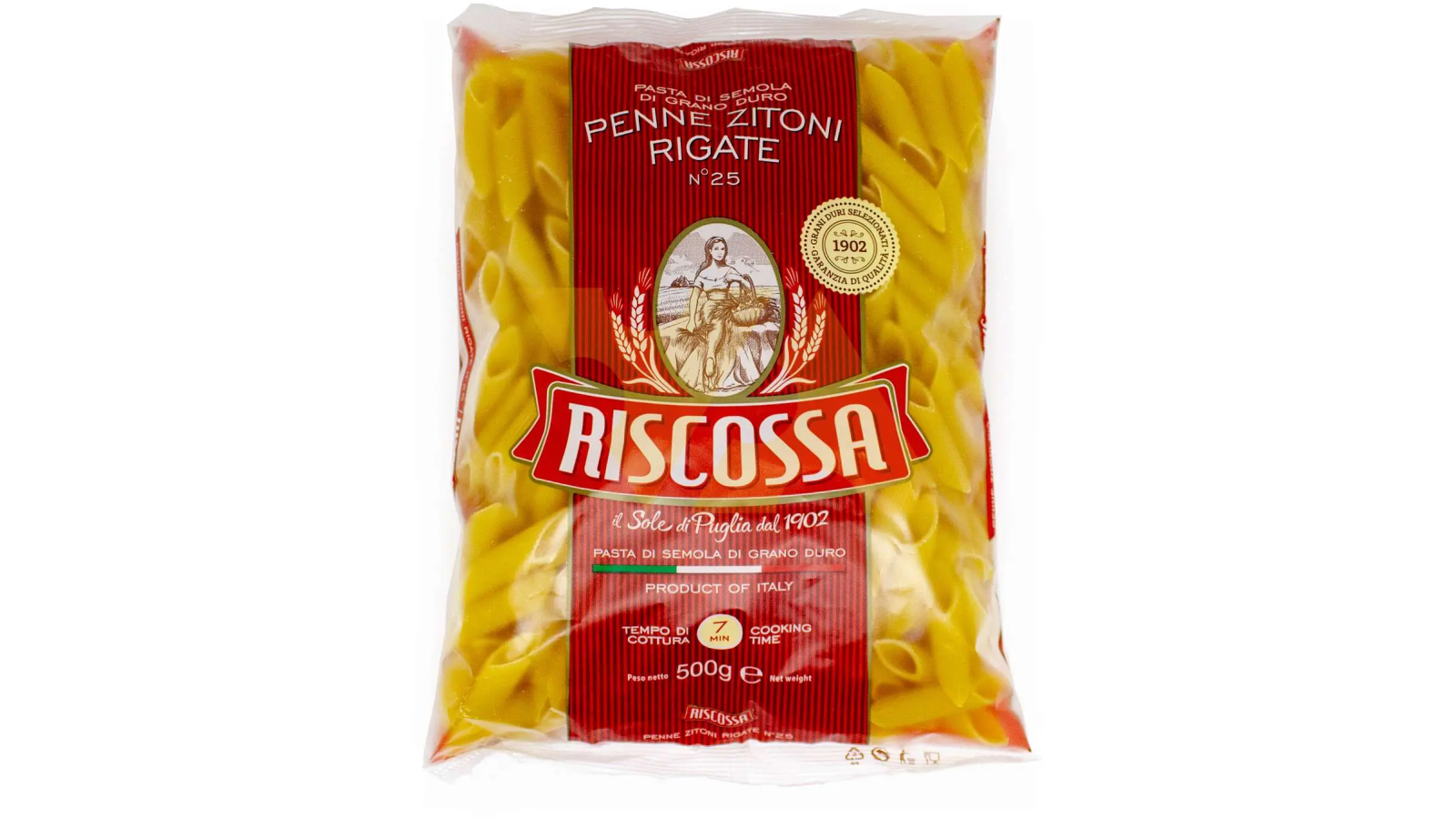 Testenina RISCOSSA penne zitoni rigate 500g - Cenoteka