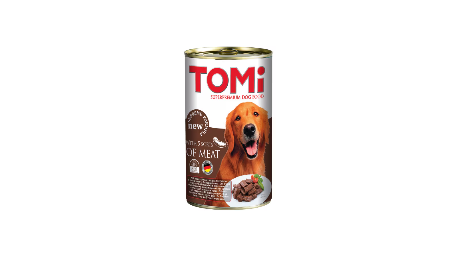TOMI hrana za pse u konzervi 5 vrsta mesa 400g - Cene i Akcije