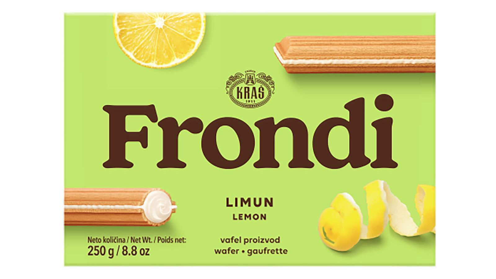 Vafl FRONDI limun 250g - Cenoteka