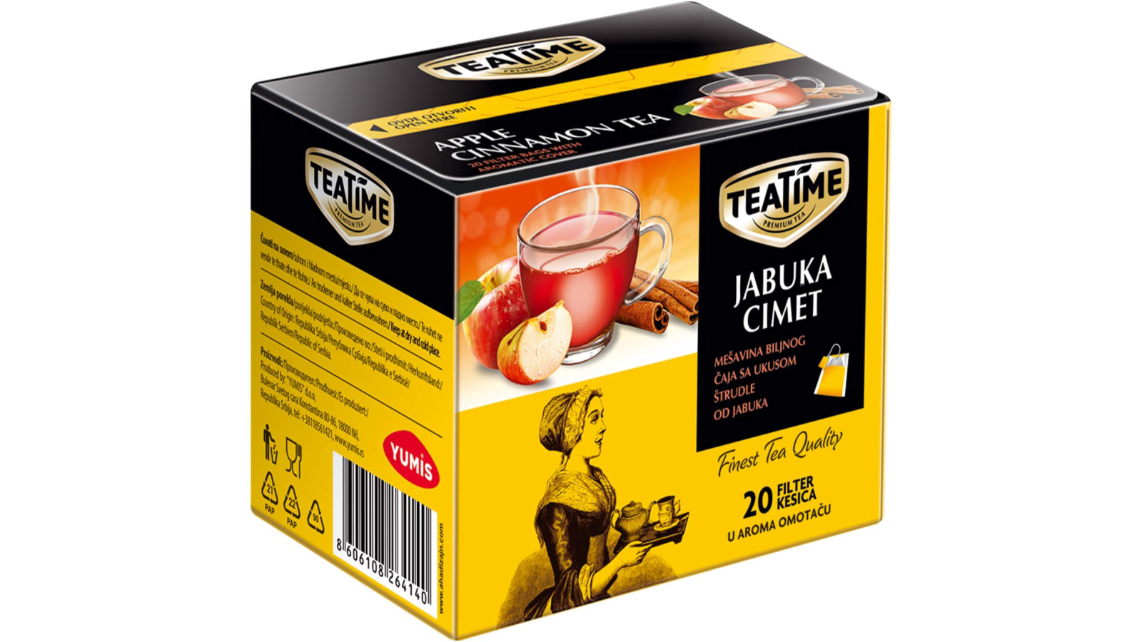 TEA TIME čaj jabuka cimet 40g - Cenoteka