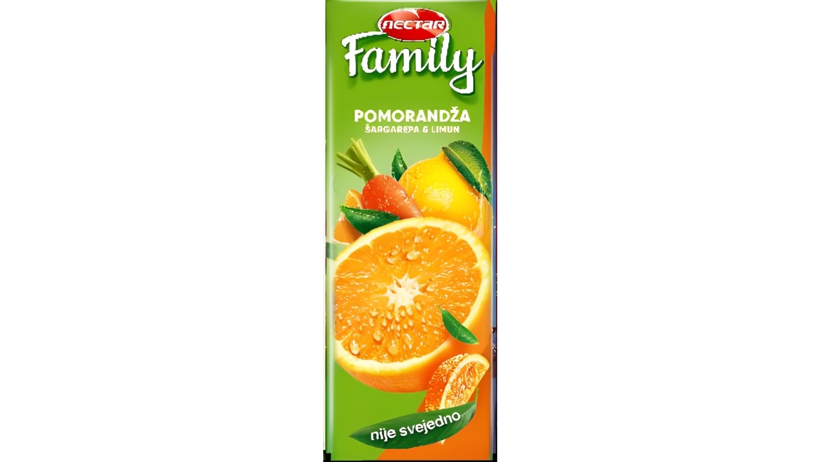 Voćni sok NECTAR Family pomorandža šargarepa limun 1,5l - Cenoteka