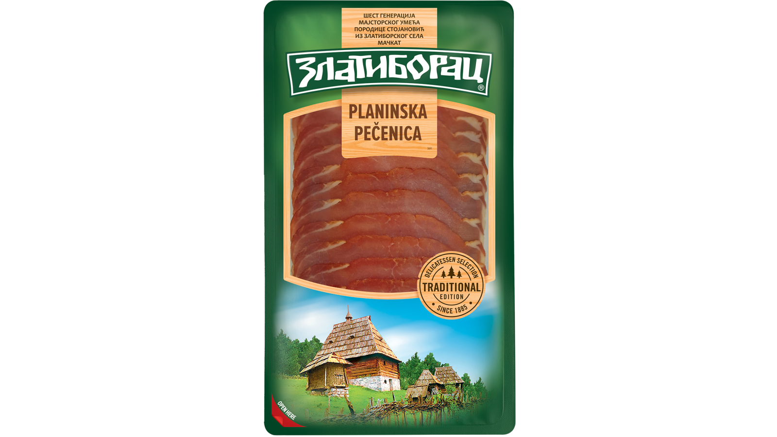 ZLATIBORAC planinska pečenica slajs 100g - Cenoteka