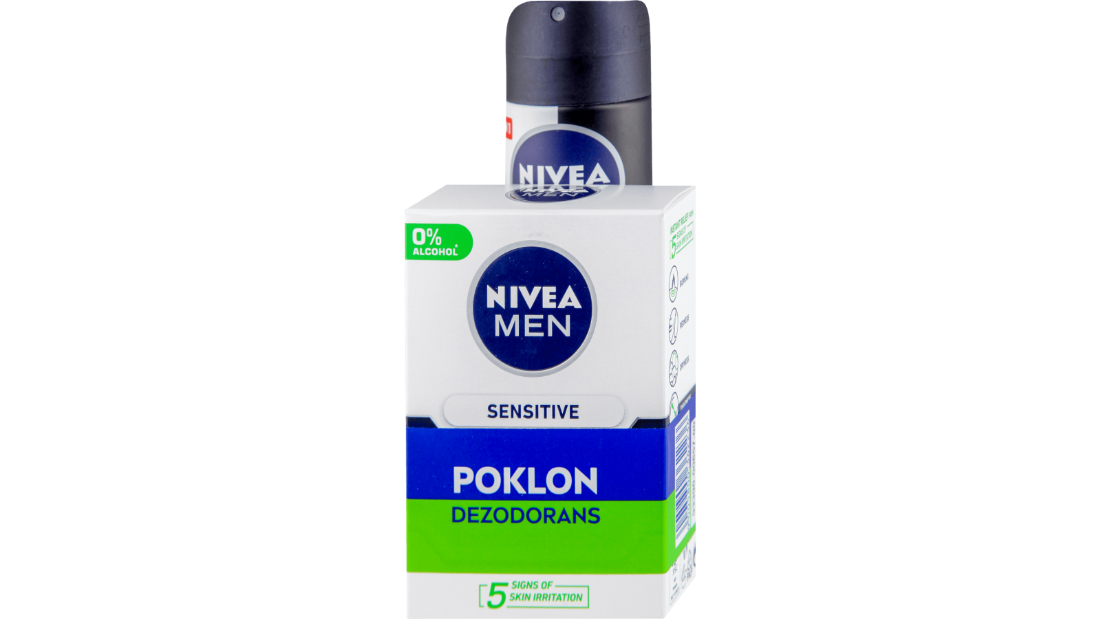 After shave NIVEA men 100ml + dezodorans NIVEA black&white 150ml gratis - Cenoteka