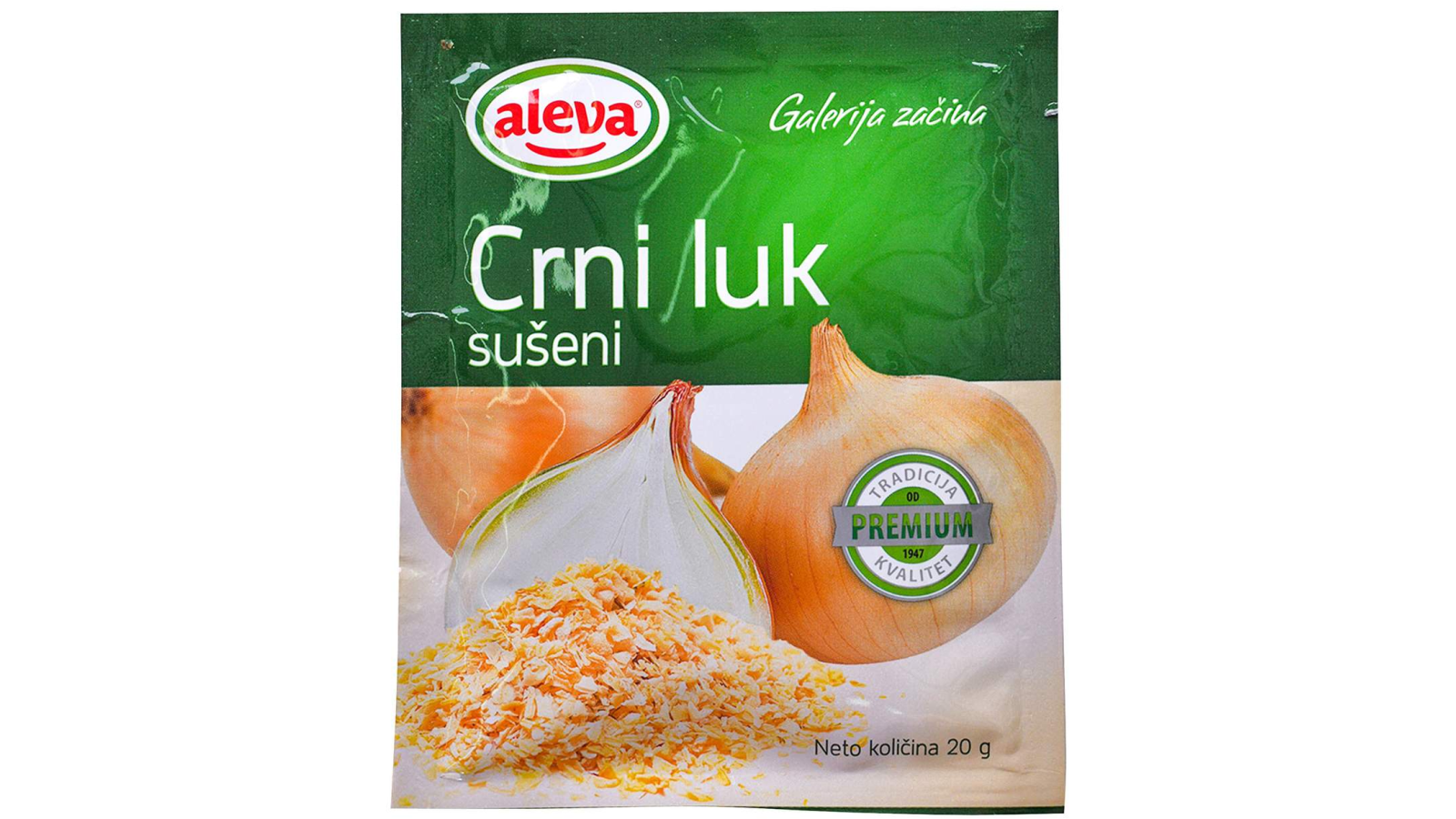 ALEVA crni luk sušeni 20g - Cenoteka