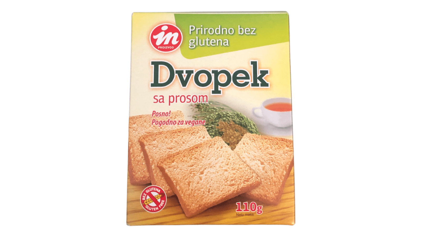 ALEKSANDRIJA bezglutenski dvopek proso 110g - Cene i Akcije
