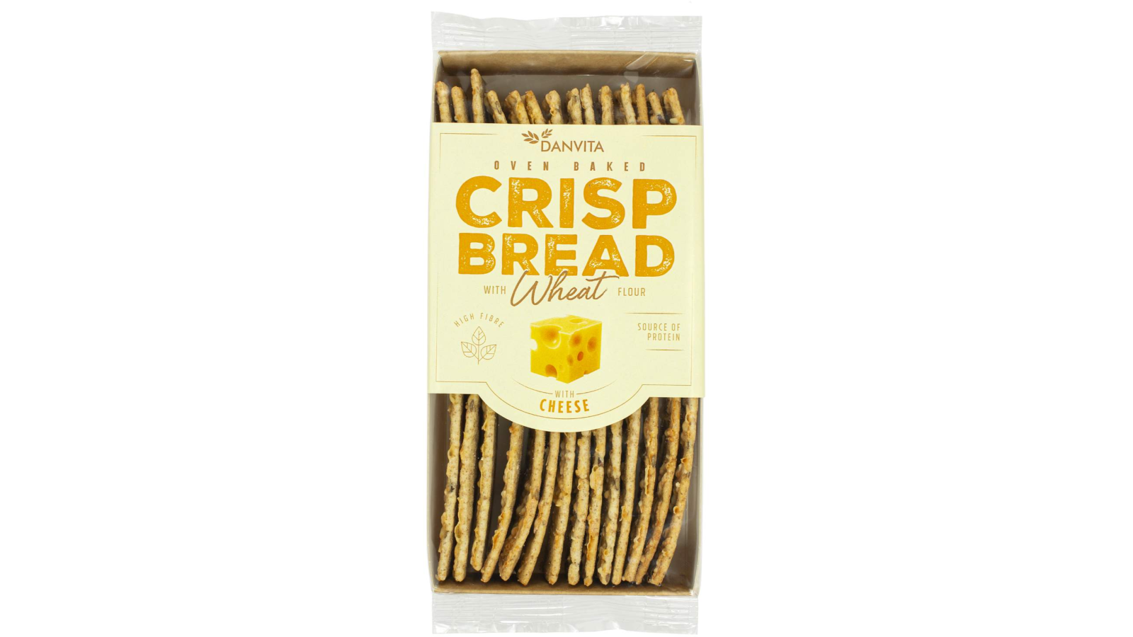 DANVITA Crisp bread hrskave pločice sa sirom 130g - Cenoteka