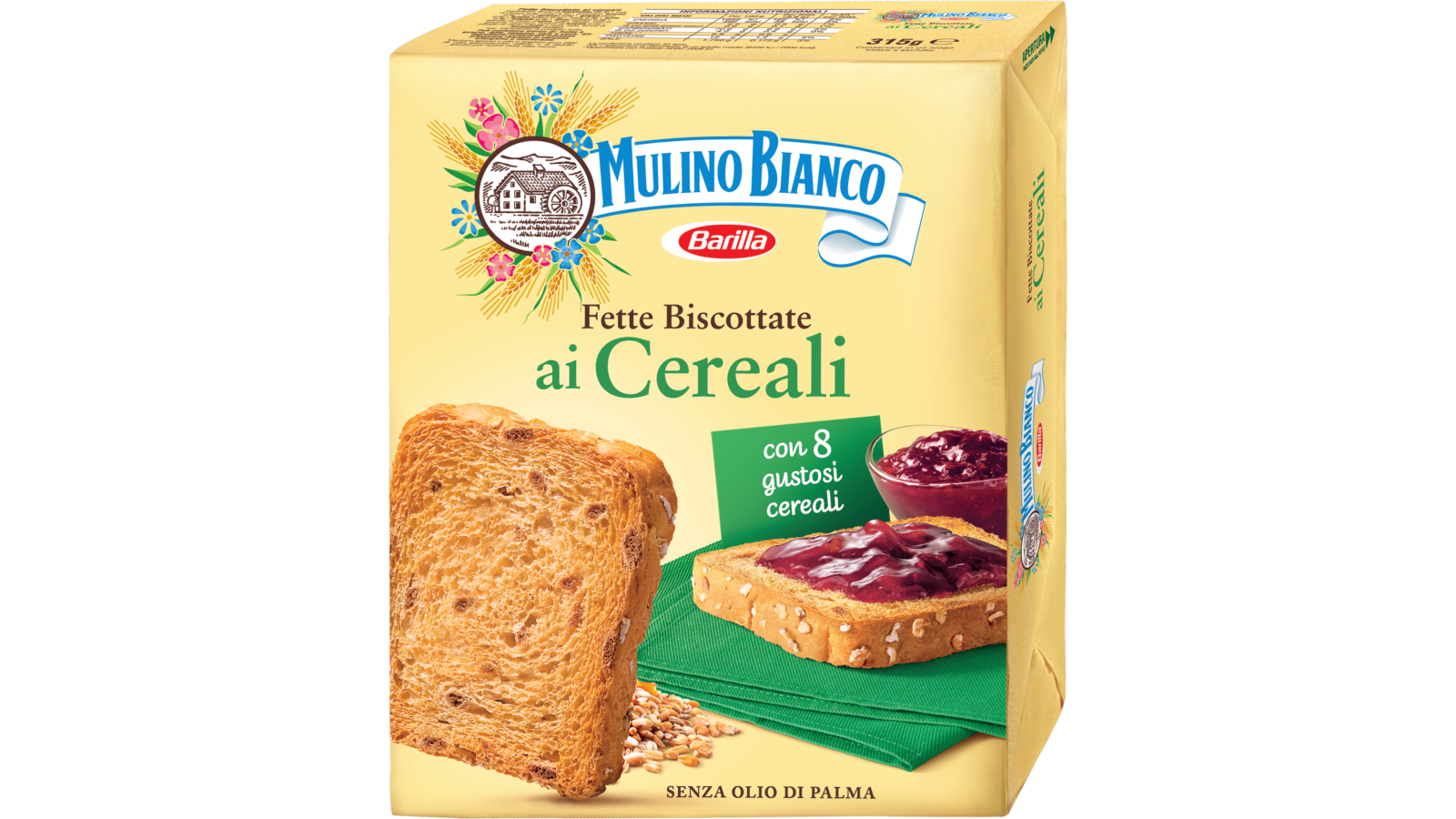 Dvopek BARILLA mulino bianco 8 žitarica 315g - Cene i Akcije